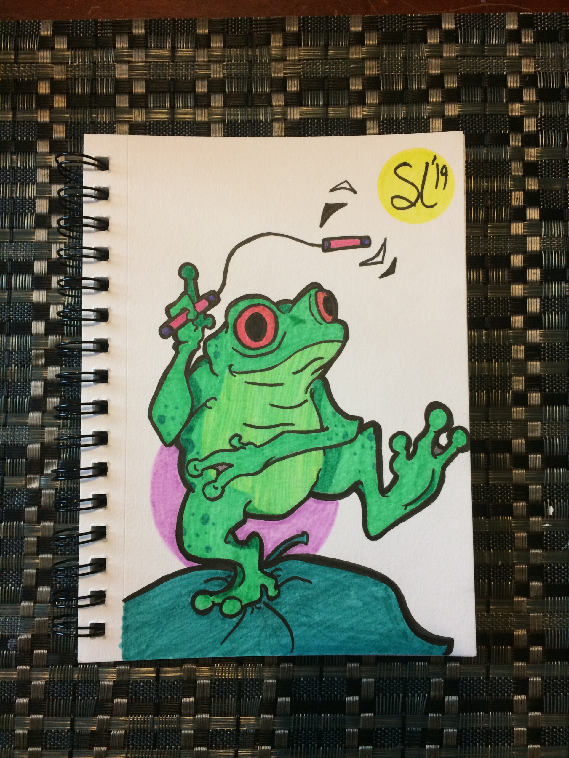 ArtStation - Kung Fu frog