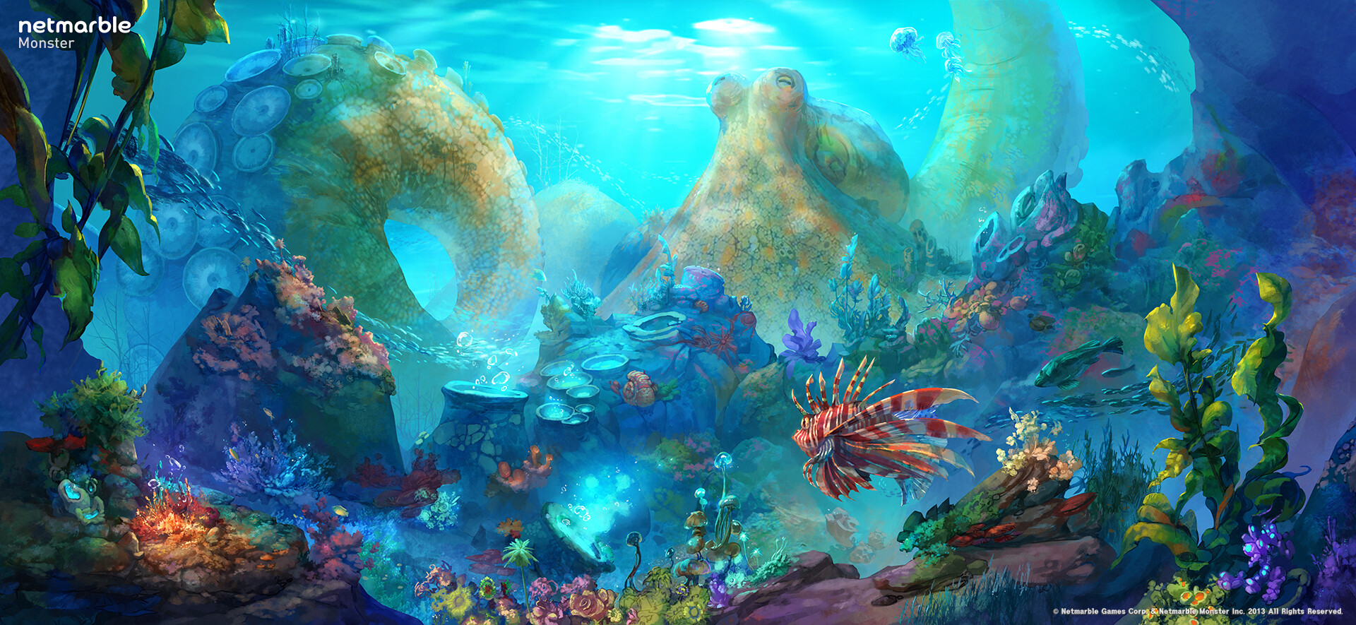 ArtStation - Summer (monster's taming game work)