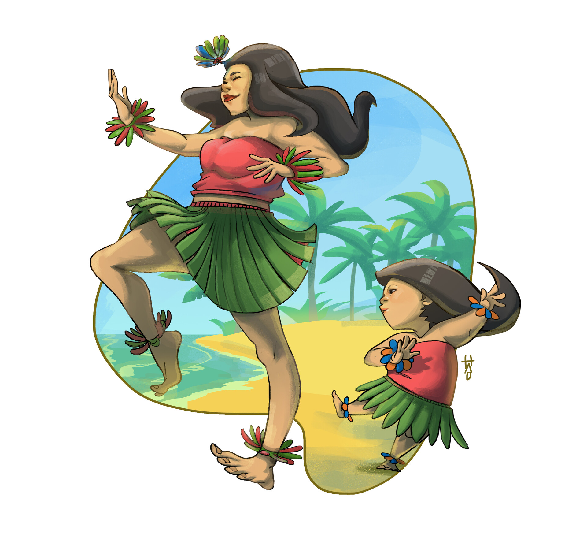 ArtStation - Hula Dancer