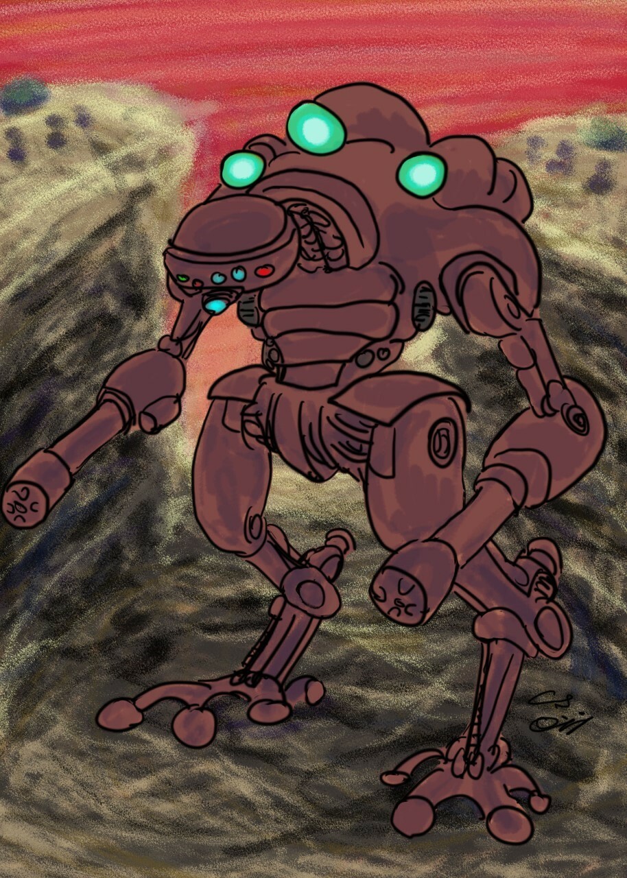 ArtStation - Desert Guard Jaeger