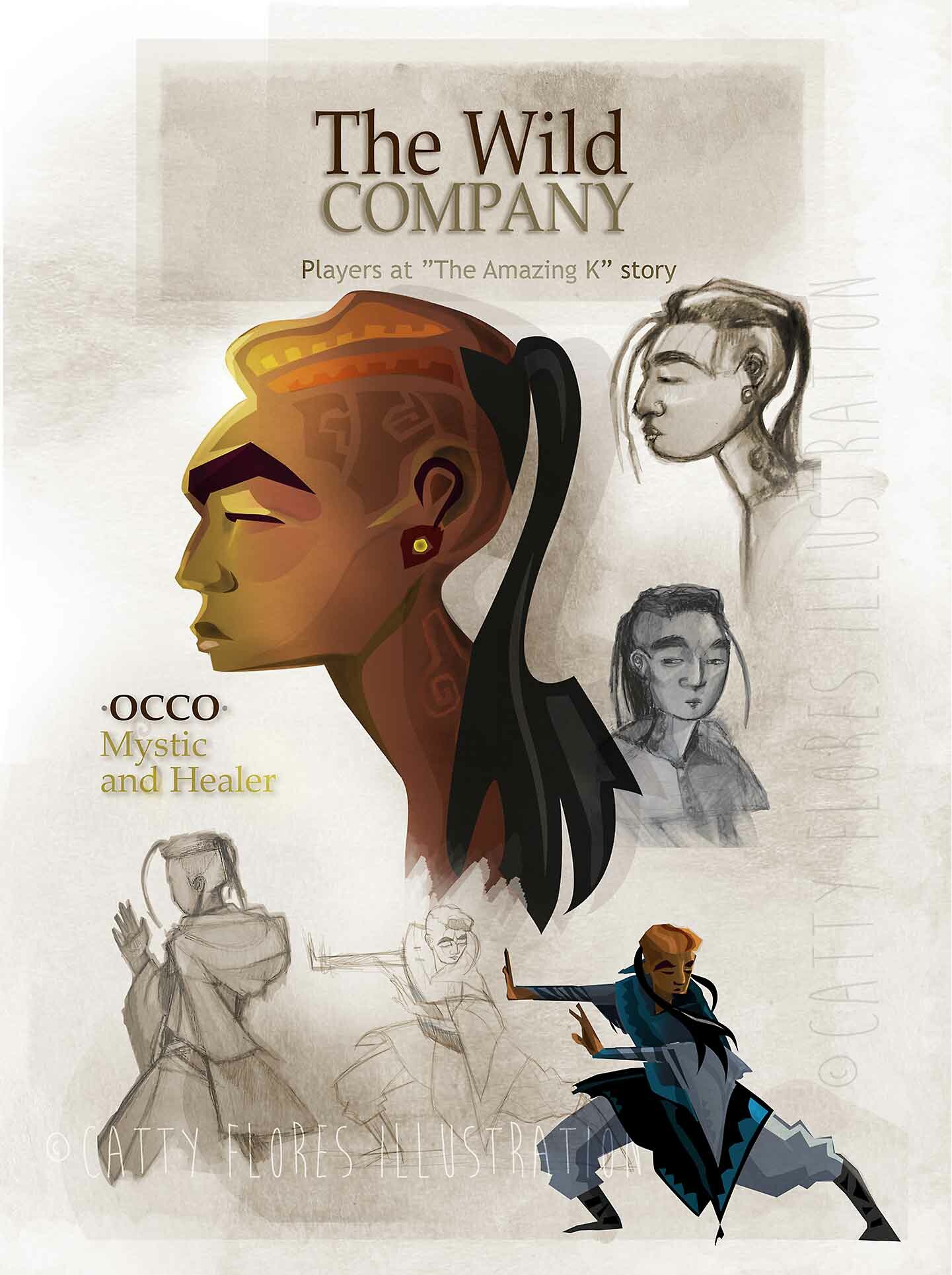 Catty Flores - "The Amazing Key" Concepts and characters