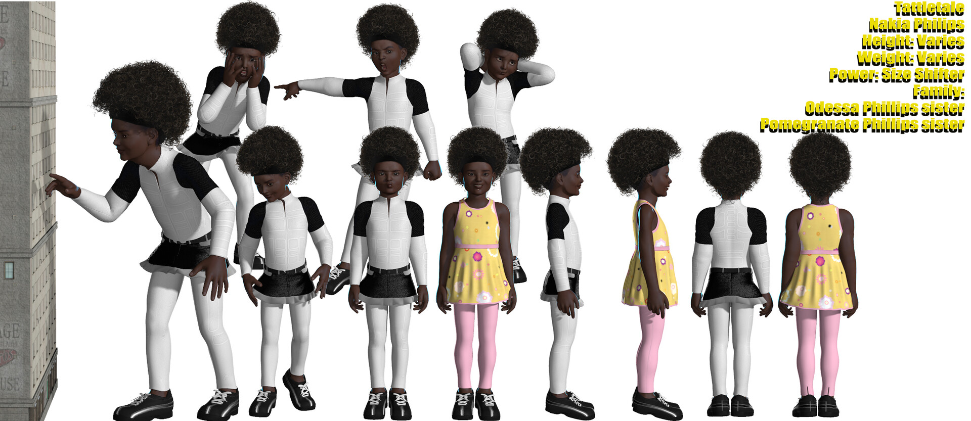 ArtStation - Tattletale Character Sheet