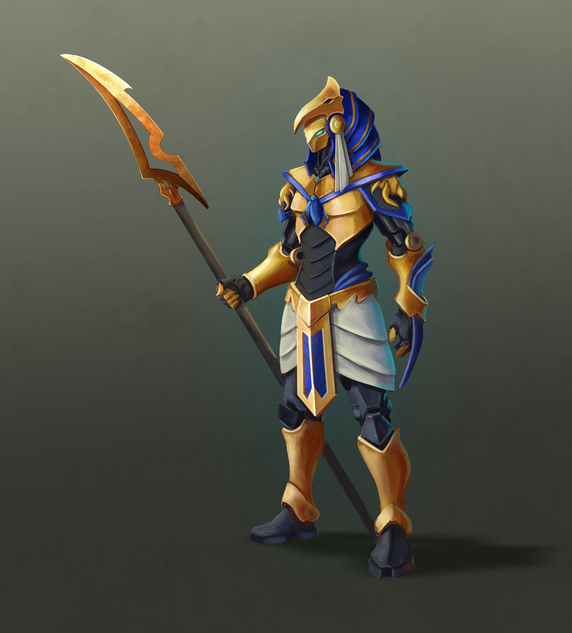 ArtStation - Egyptian mech warrior