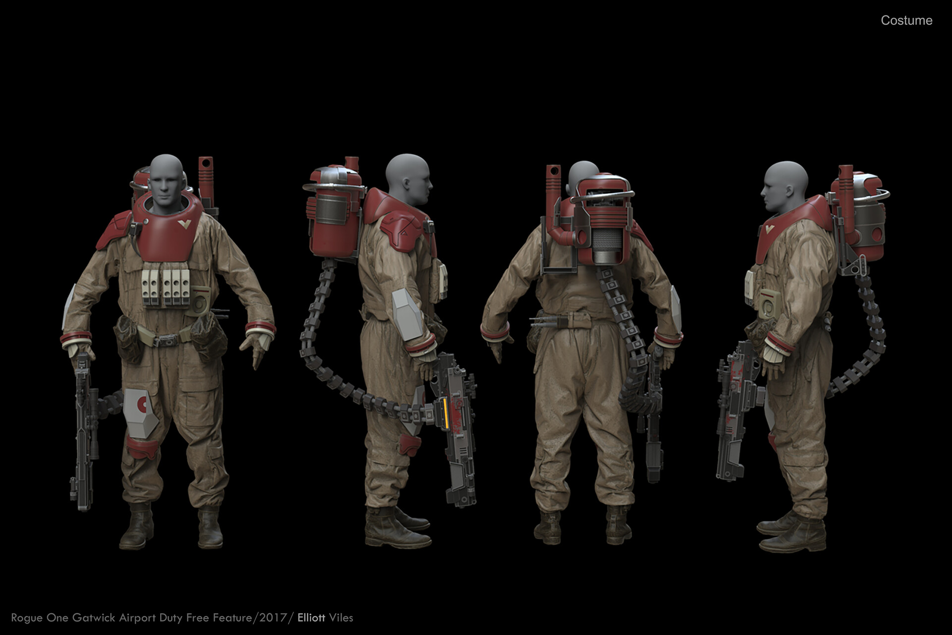 Elliott Viles - Baze Malbus Costume Commission