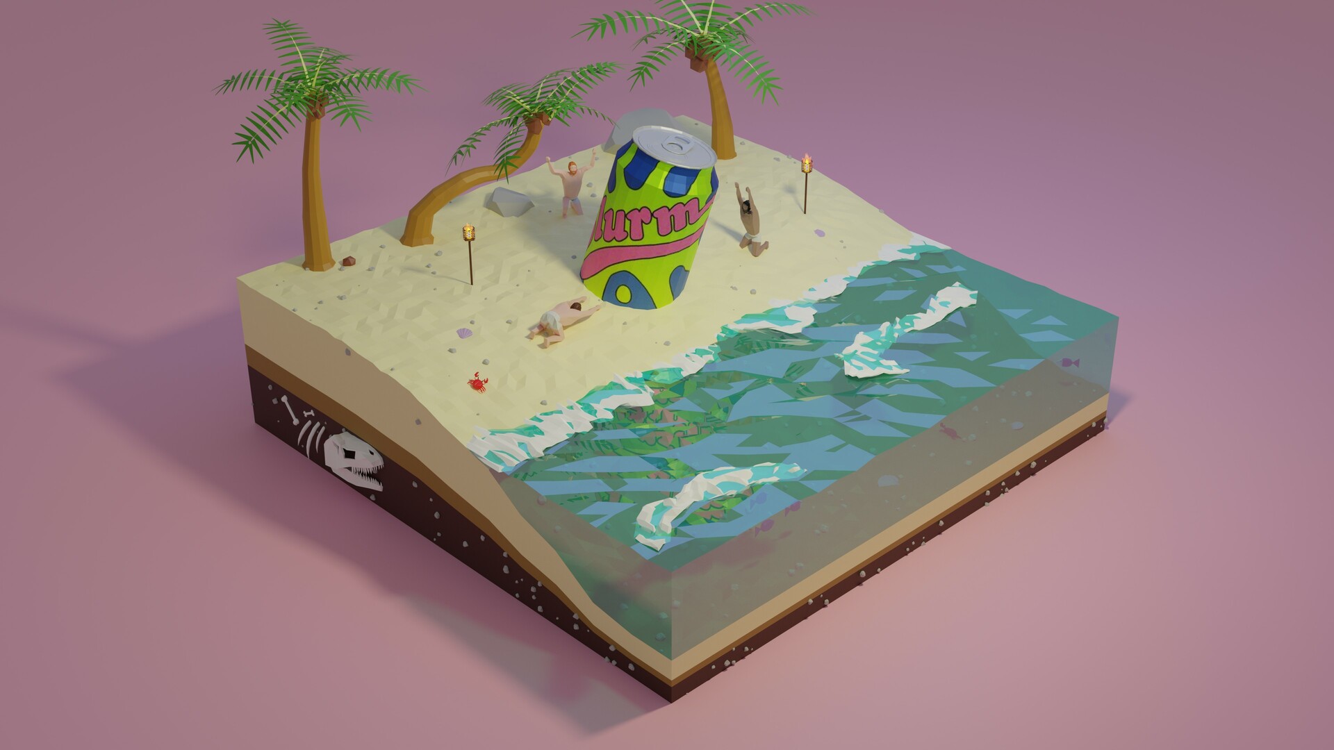 ArtStation - Beach God