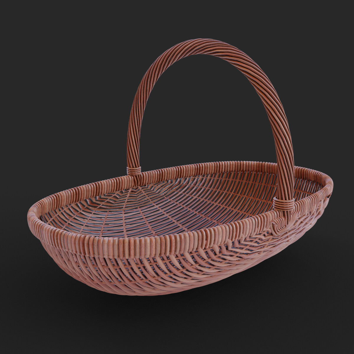 Erindale Woodford - Wickr - Blender Node-based Procedural PBR Wicker