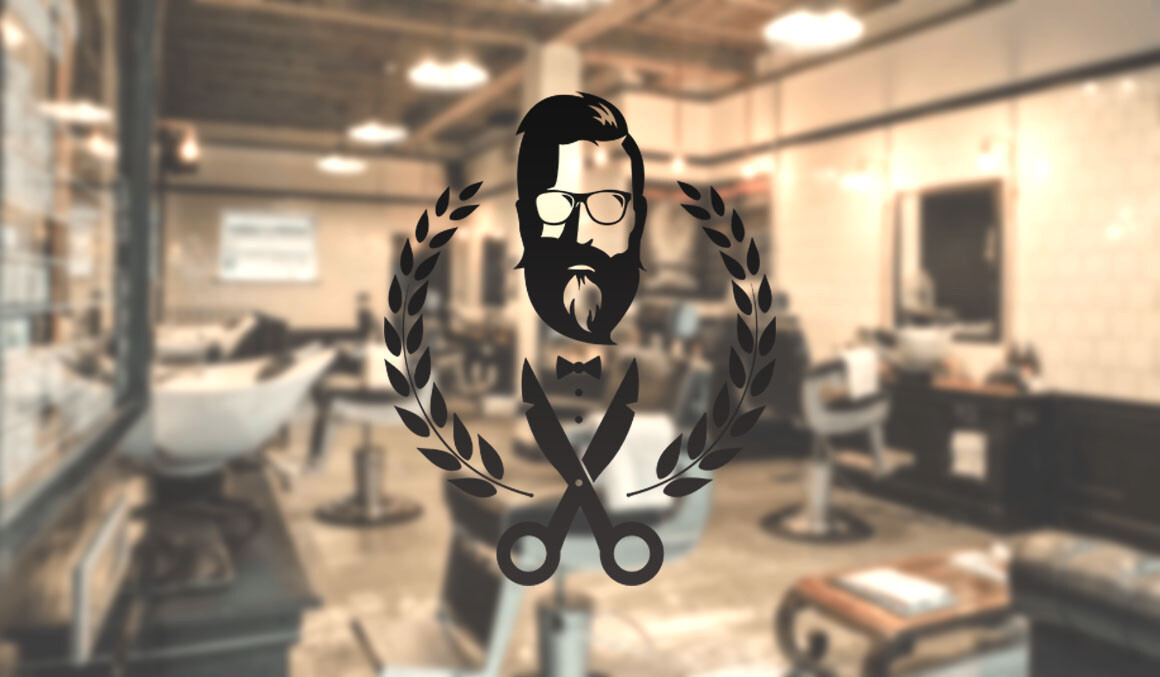 ArtStation - Barber shop wall graphic design