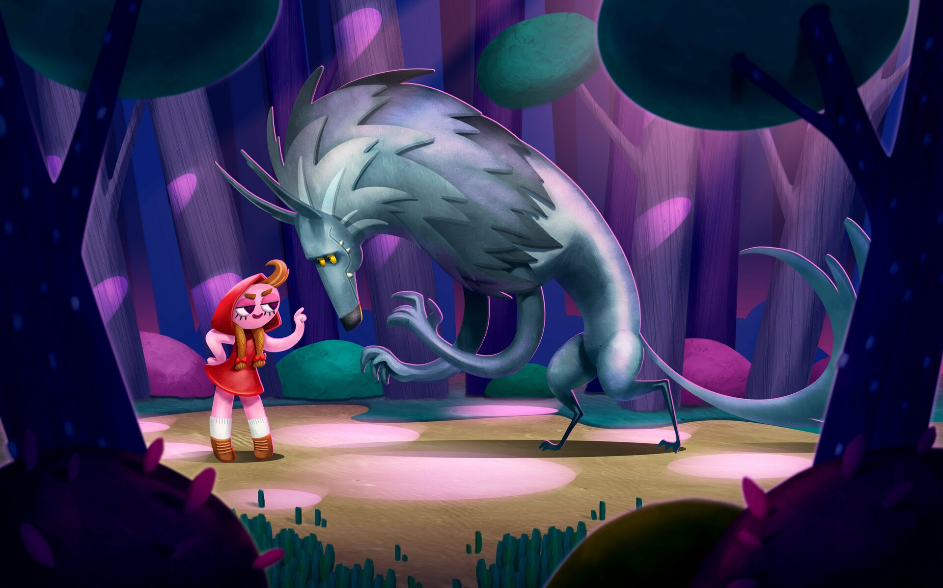 ArtStation - Little Red and the Big Bad