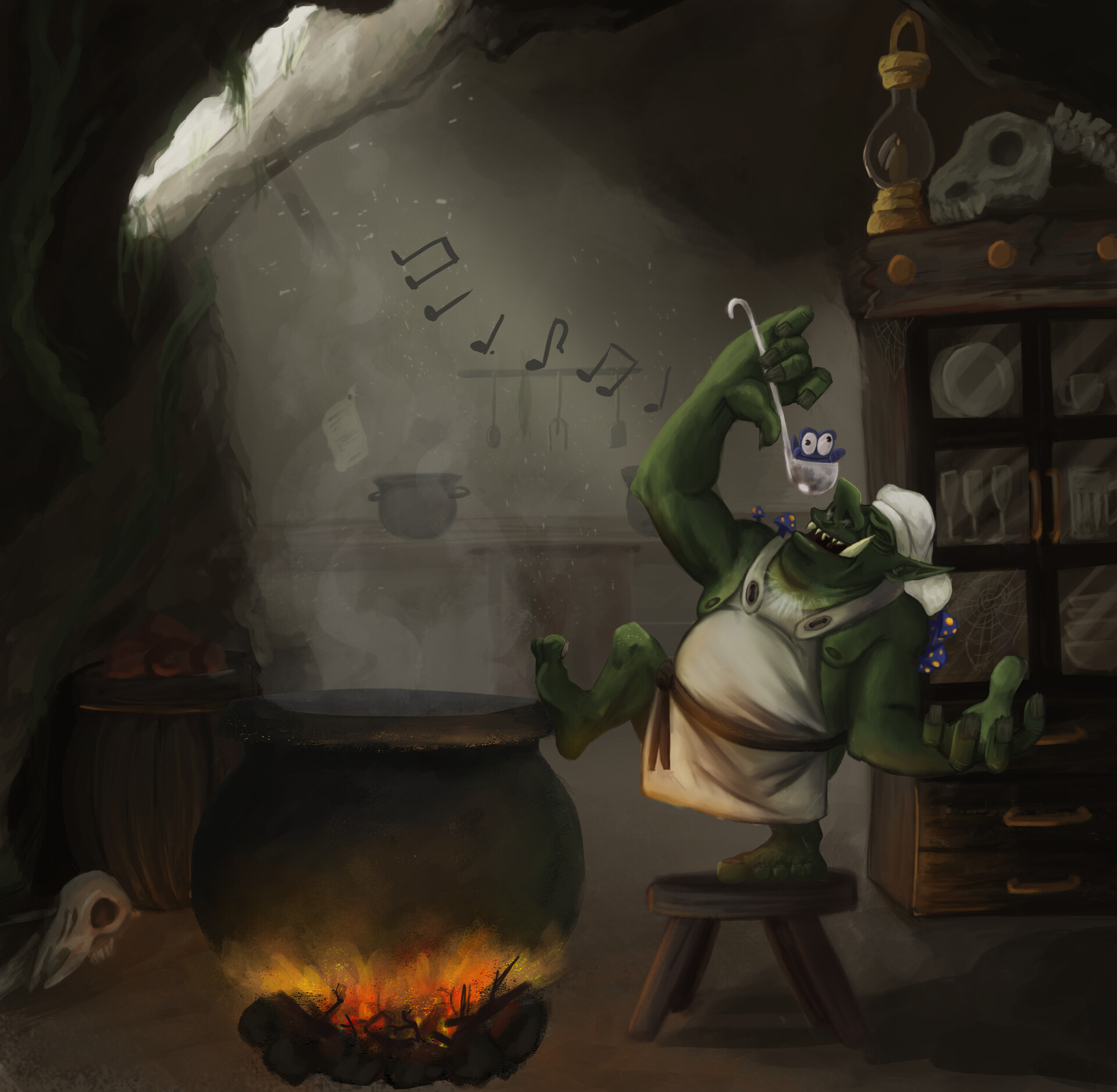 ArtStation - CHIMICHANGA THE OGRE - CHARACTER DESIGN