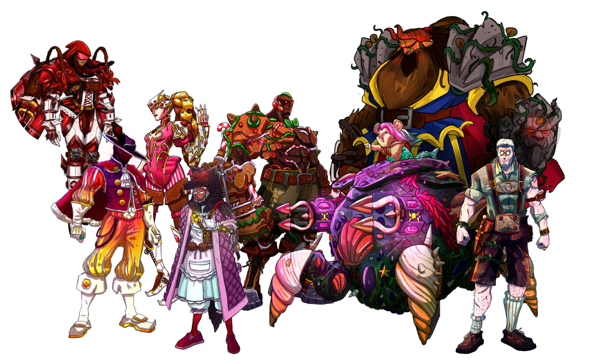 ArtStation - Overwatch Once Upon A Time All Skins to date