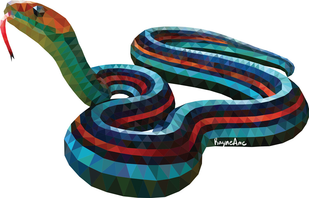 Rayne Ame - Snake: Low Poly
