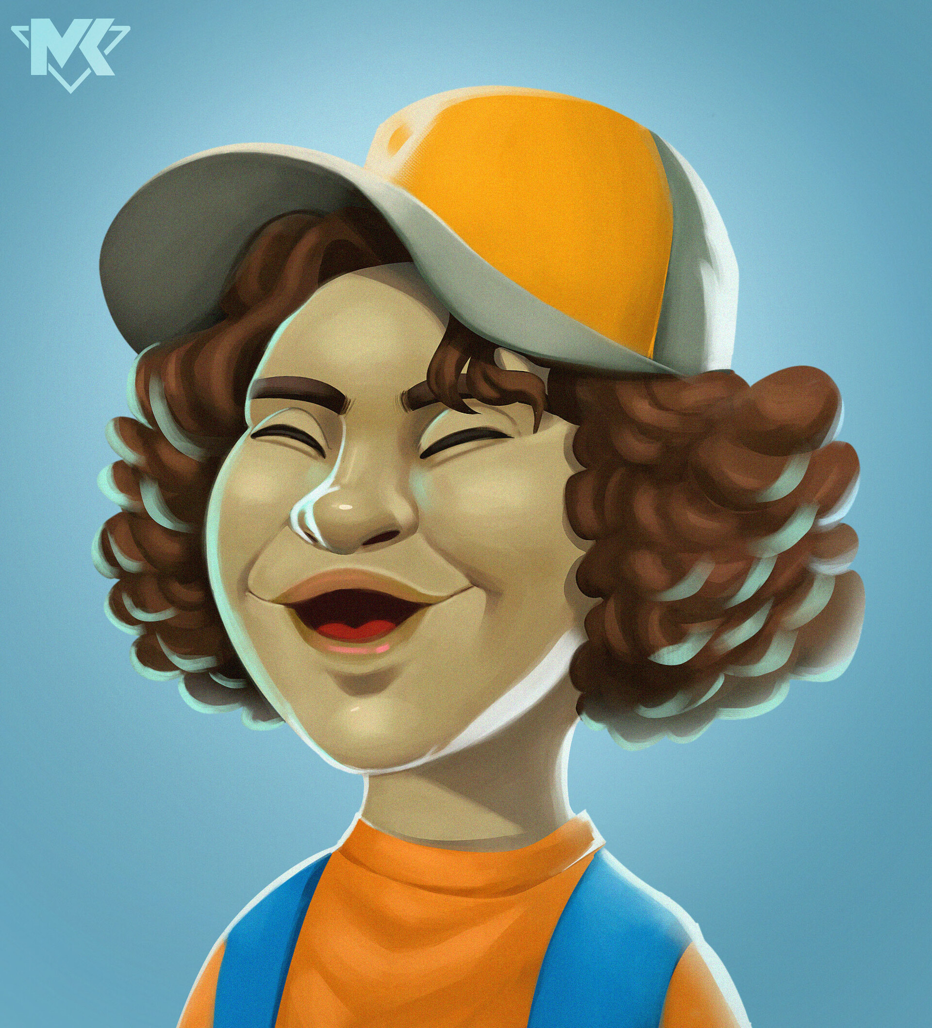 ArtStation - Dustin Henderson- Stranger Things