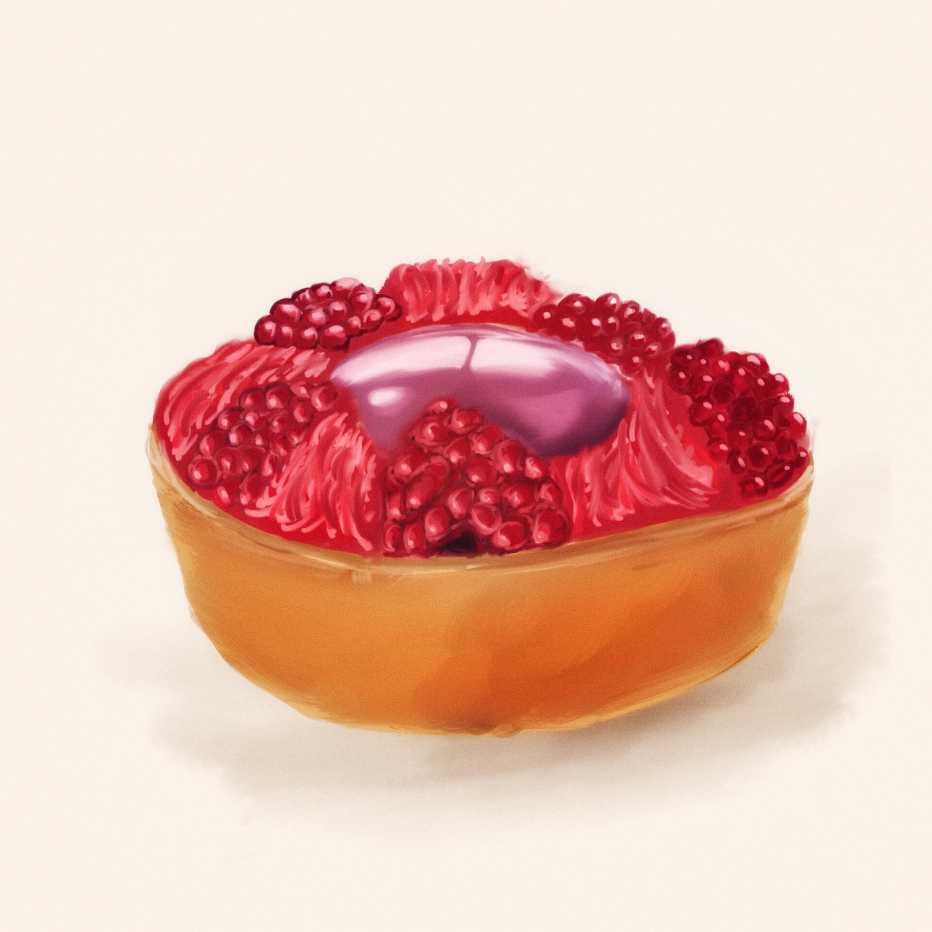 ArtStation - Raspberry cake