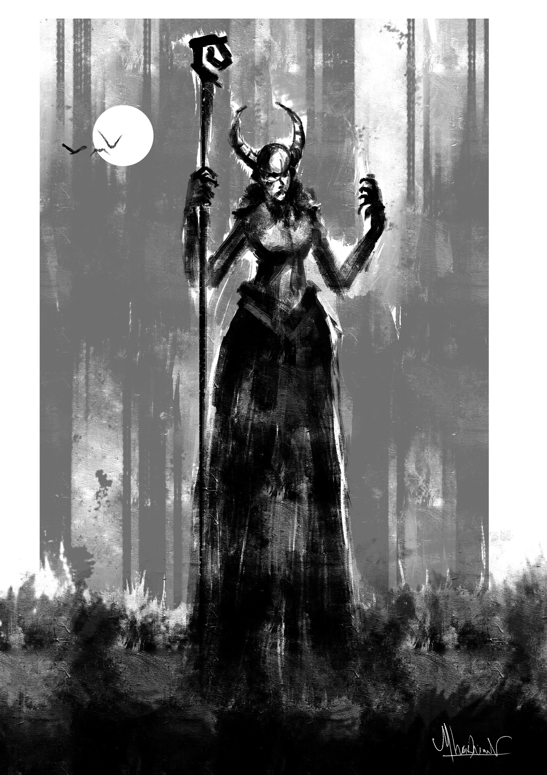 ArtStation - Goddess of death