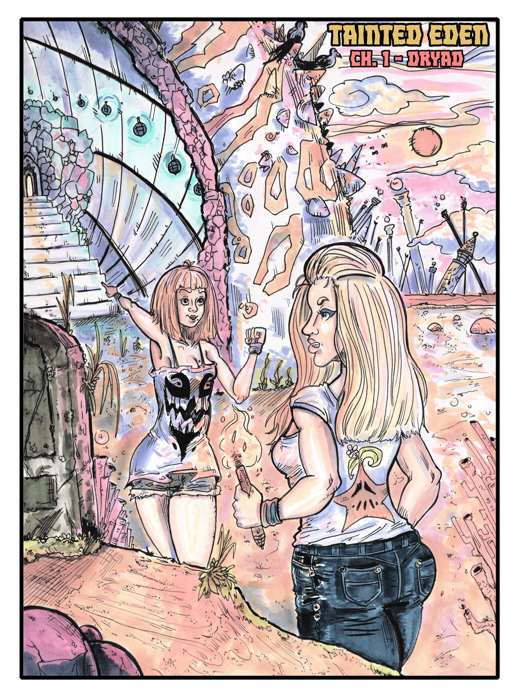 ArtStation - Tainted Eden Ch. 1 'Dryad' 1/3