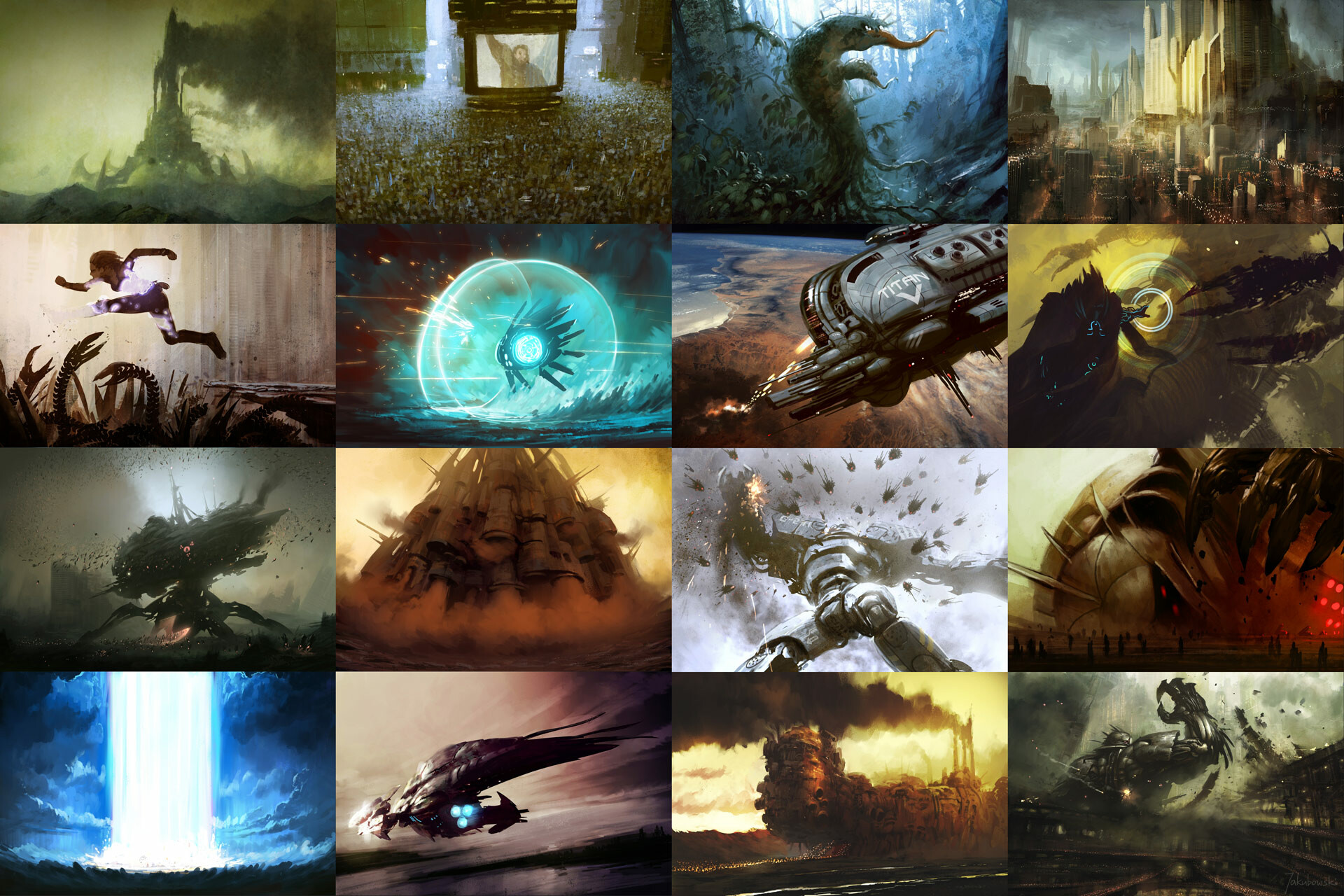 ArtStation - illustrations for card game (2009)