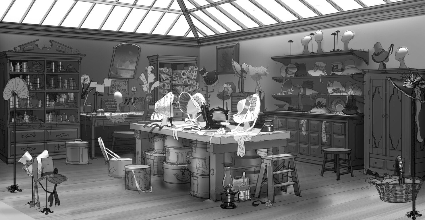 ArtStation - Milliner's shop