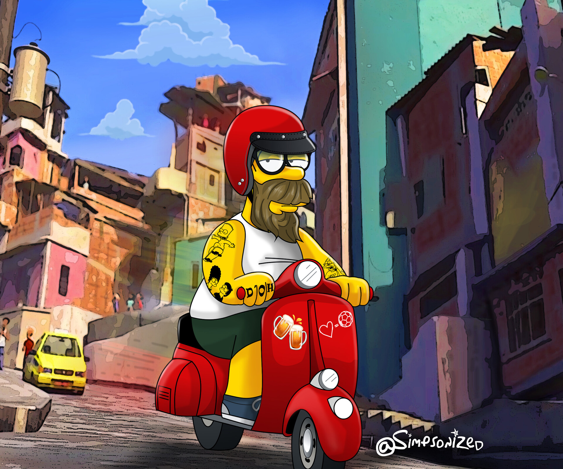 Simpsonized Art - Rio
