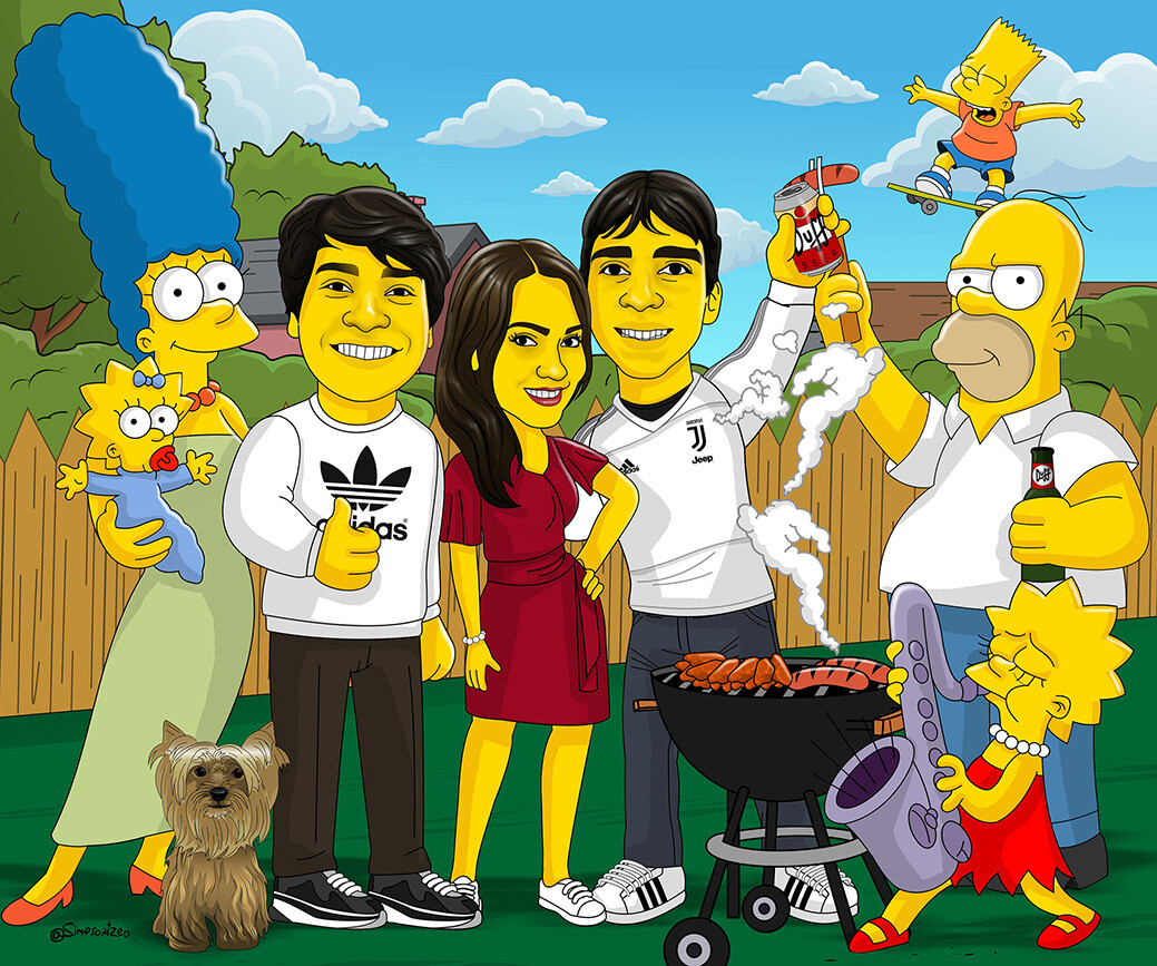 Simpsonized Art - Encargos