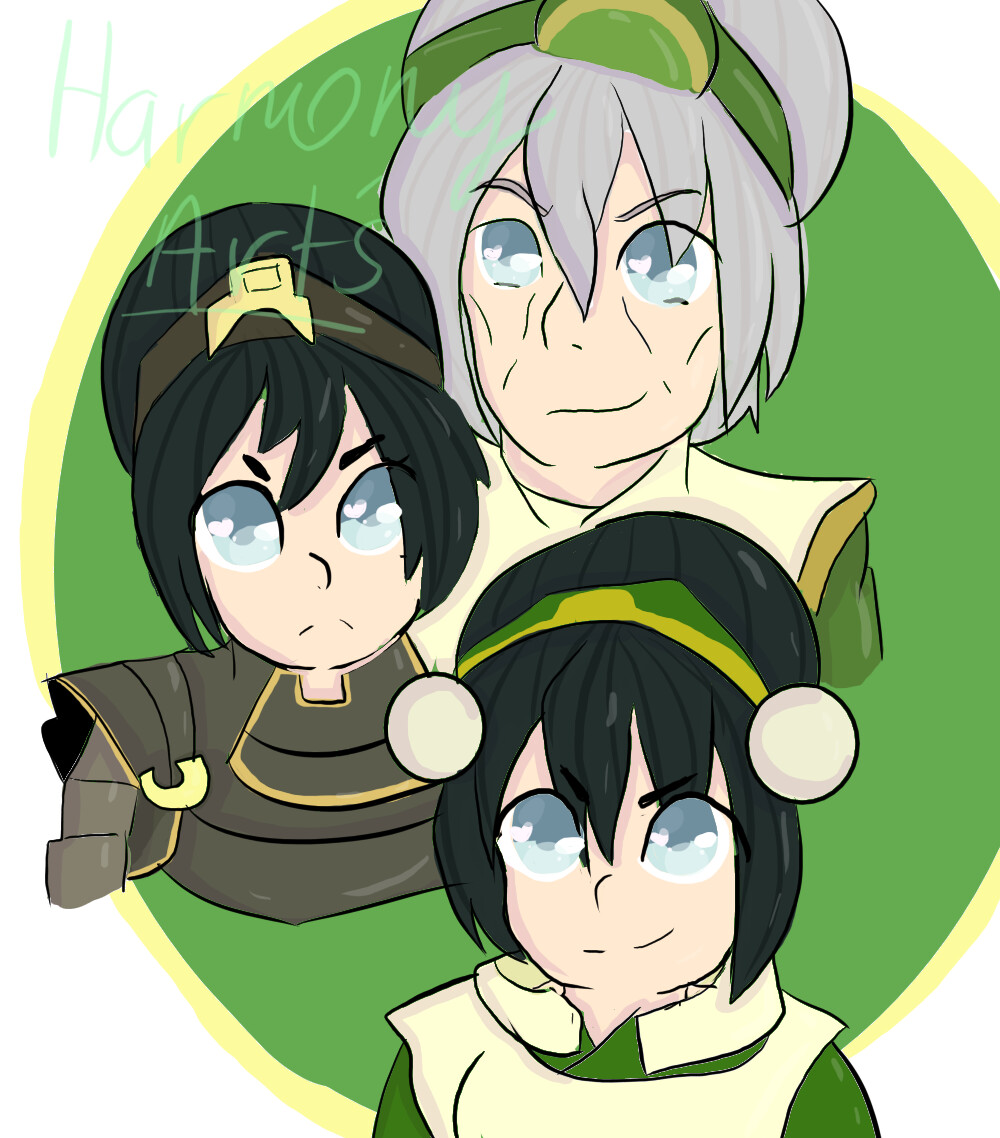 ArtStation - The evolution of Toph Beifong