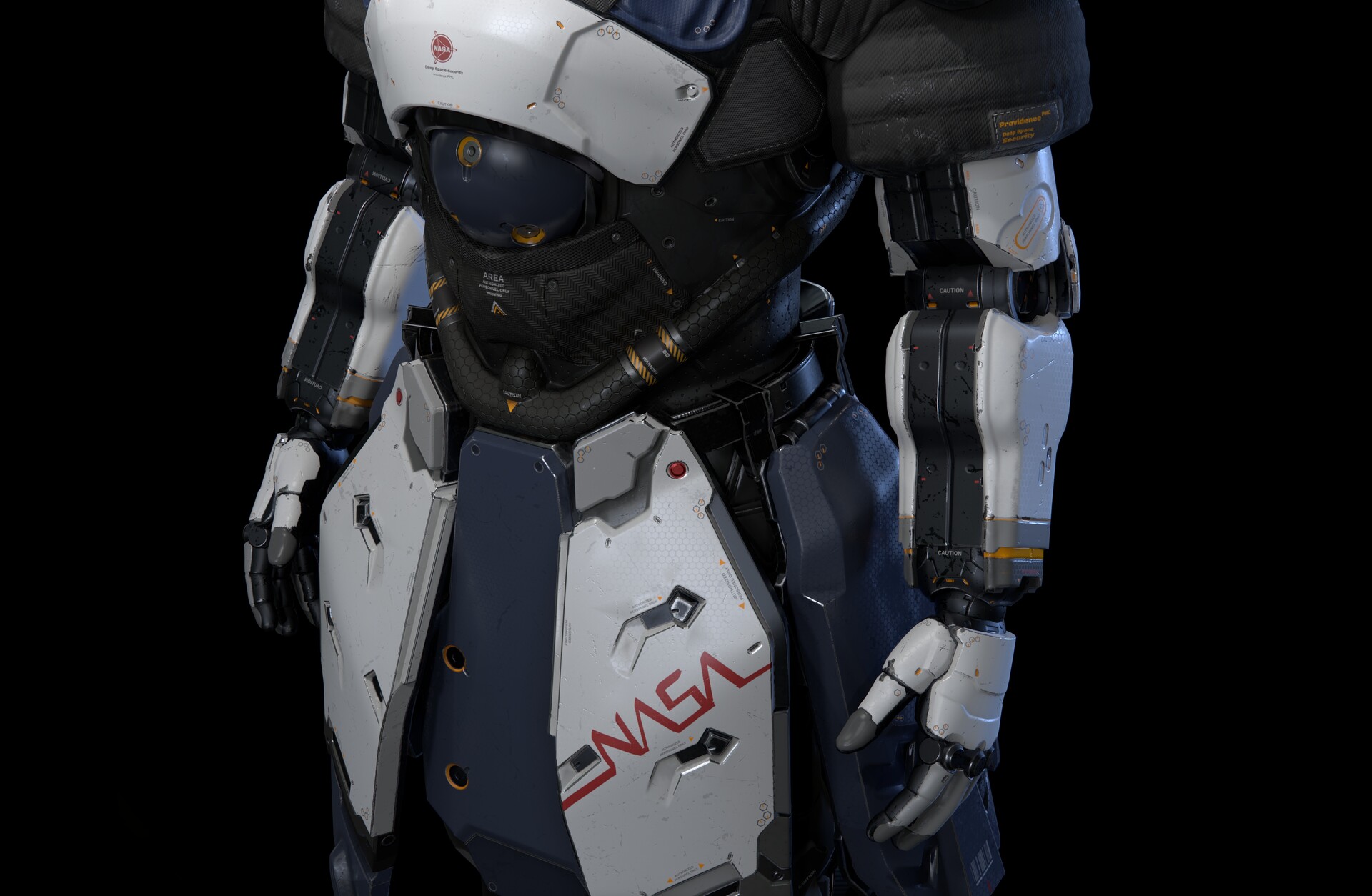 SIGNE - Sci-fi Security Robot