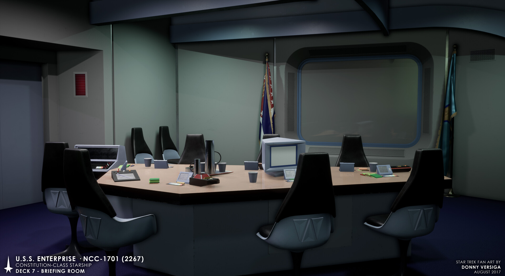 Donny Versiga - U.S.S. Enterprise Briefing Room