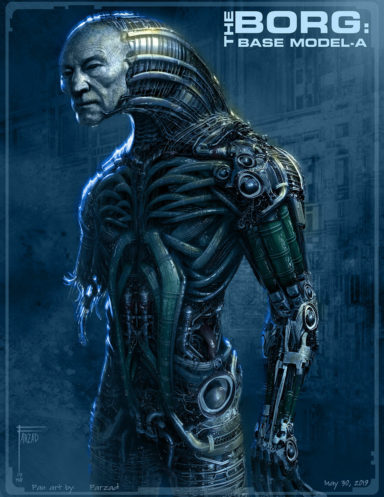 borg queen concept art