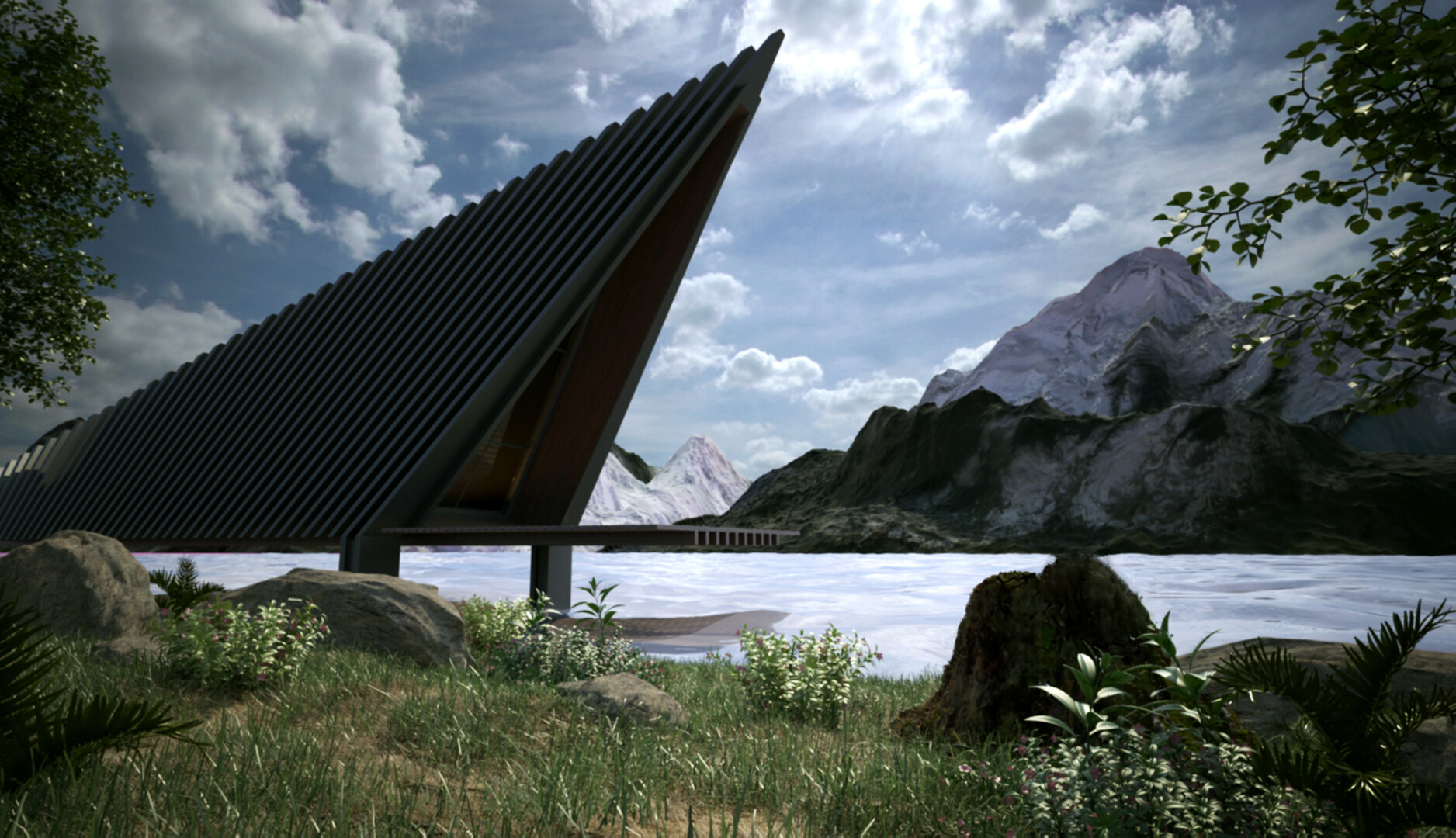 ArtStation - House By The Lake