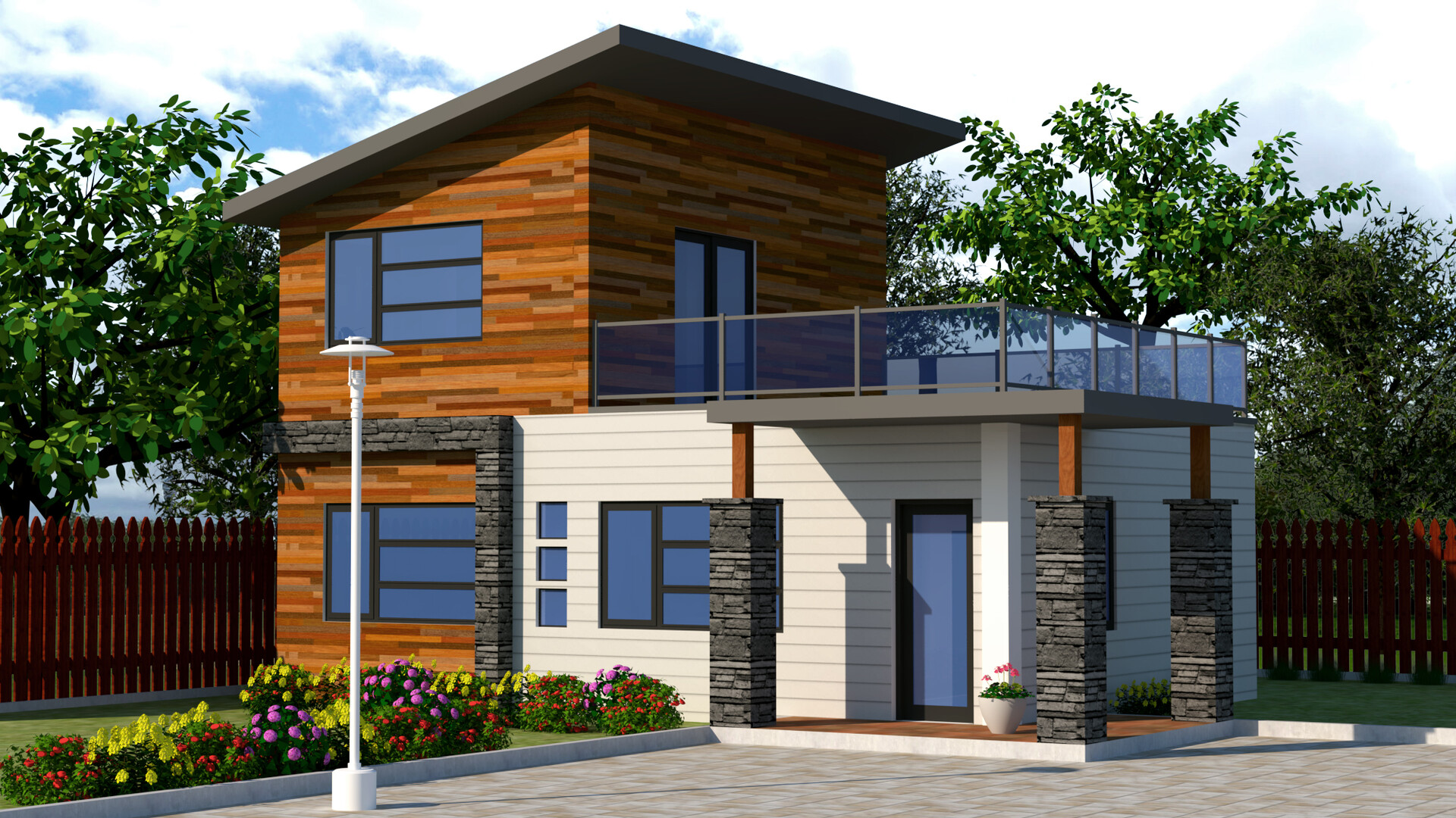 ArtStation - Modern House Exterior