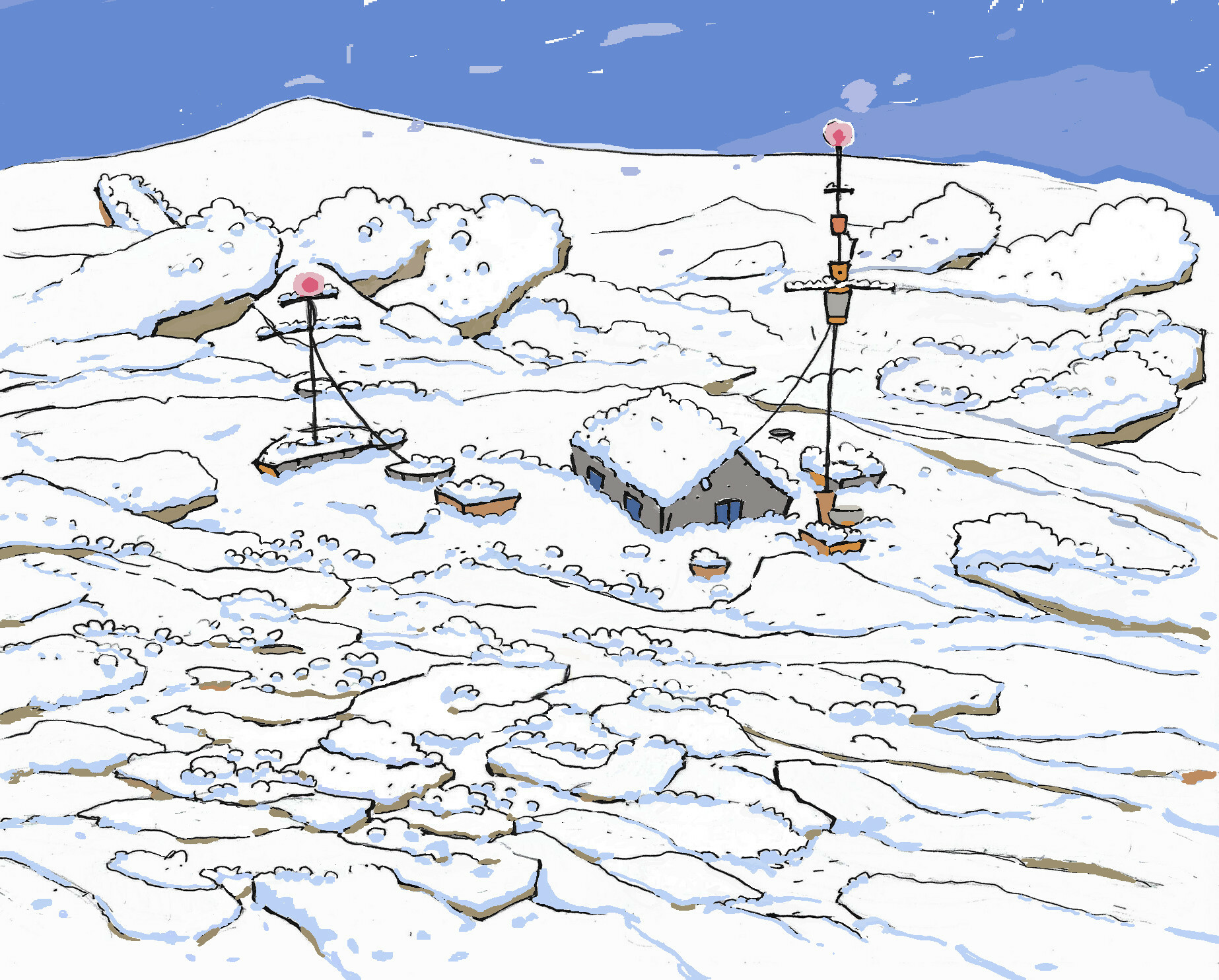 ArtStation - Snow base