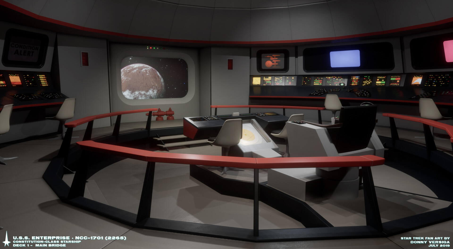 Donny Versiga - U.S.S. Enterprise Bridge - "Where No Man Has Gone Before"