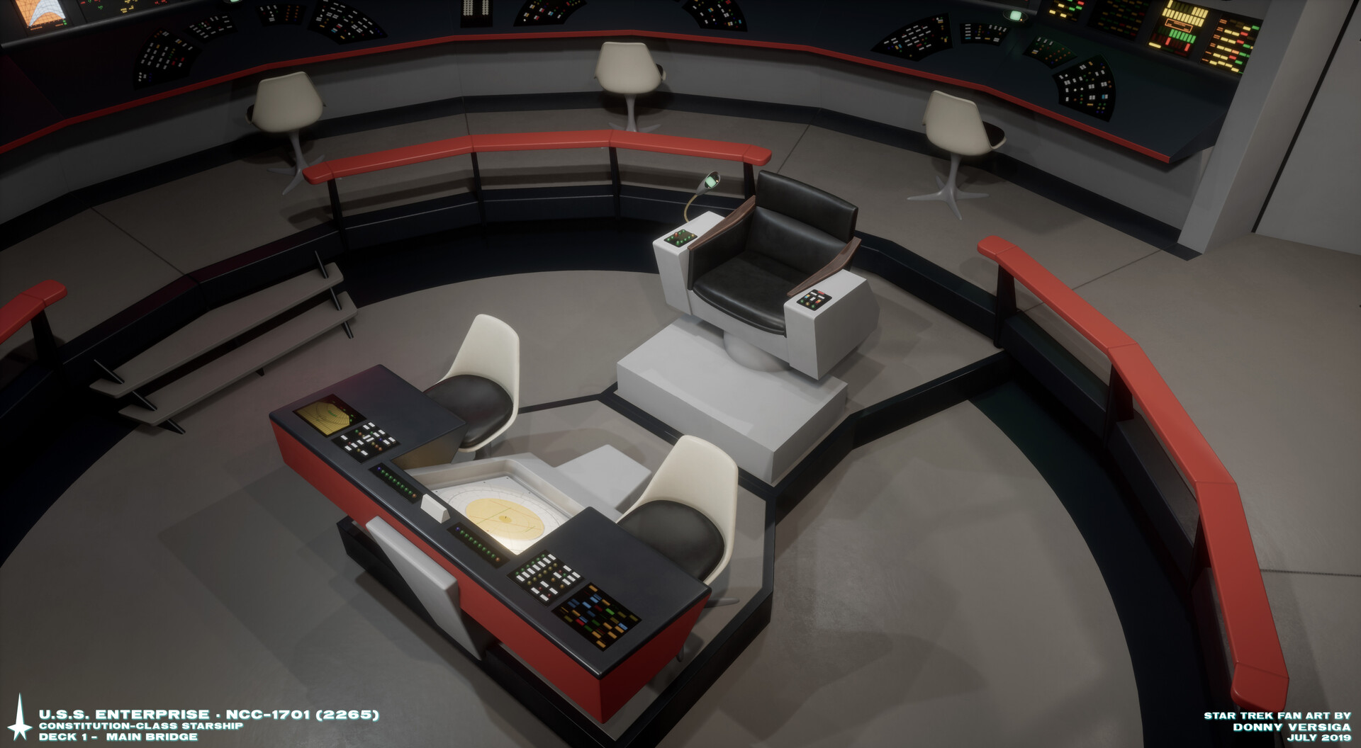 Donny Versiga - U.S.S. Enterprise Bridge - "Where No Man Has Gone Before"