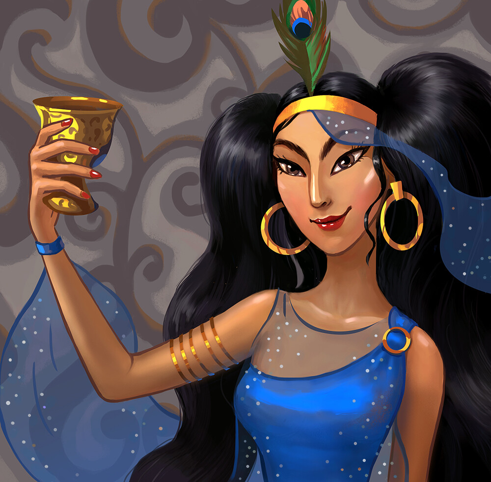 ArtStation - Shamakhanian queen