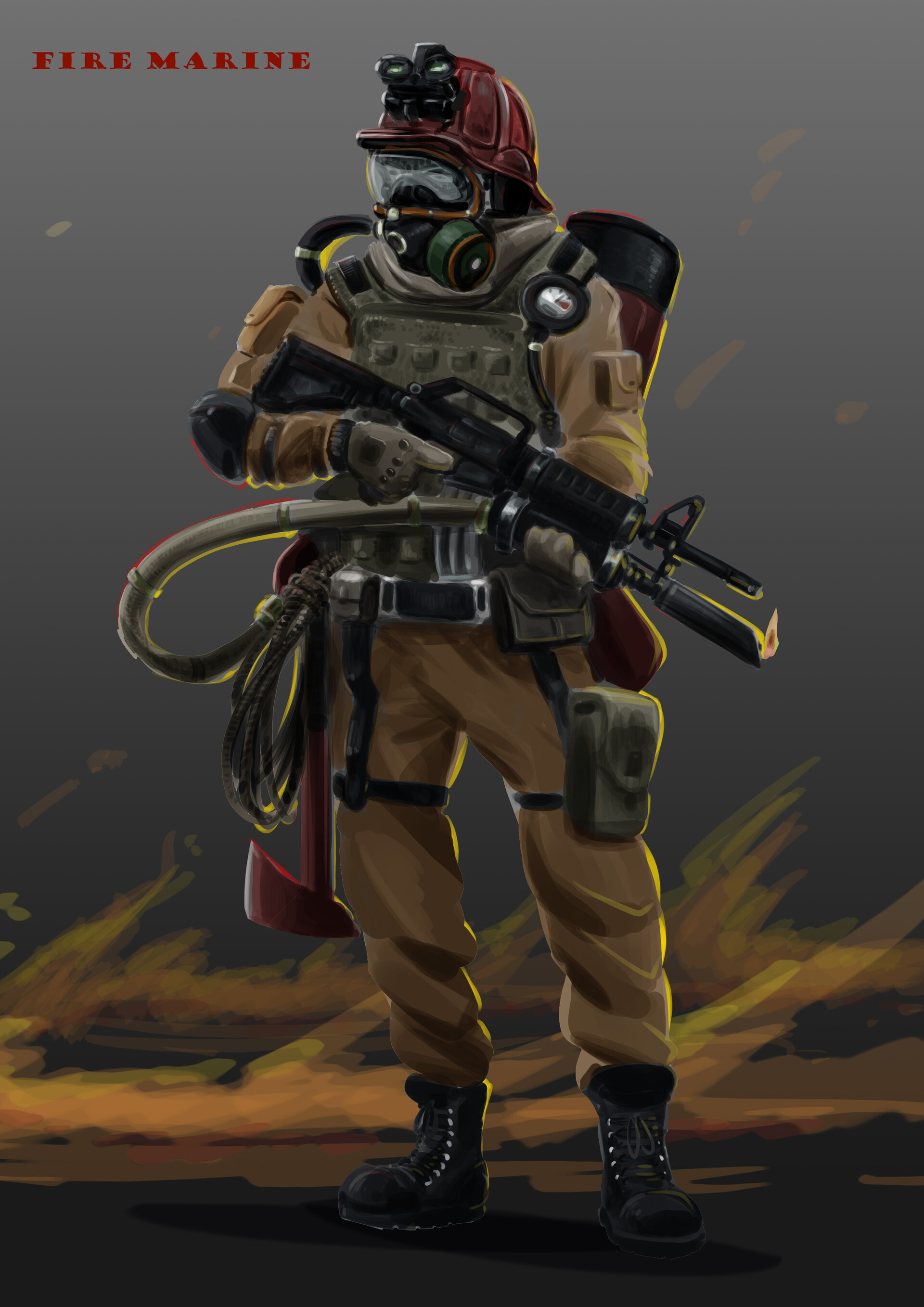 ArtStation - Fire Marine