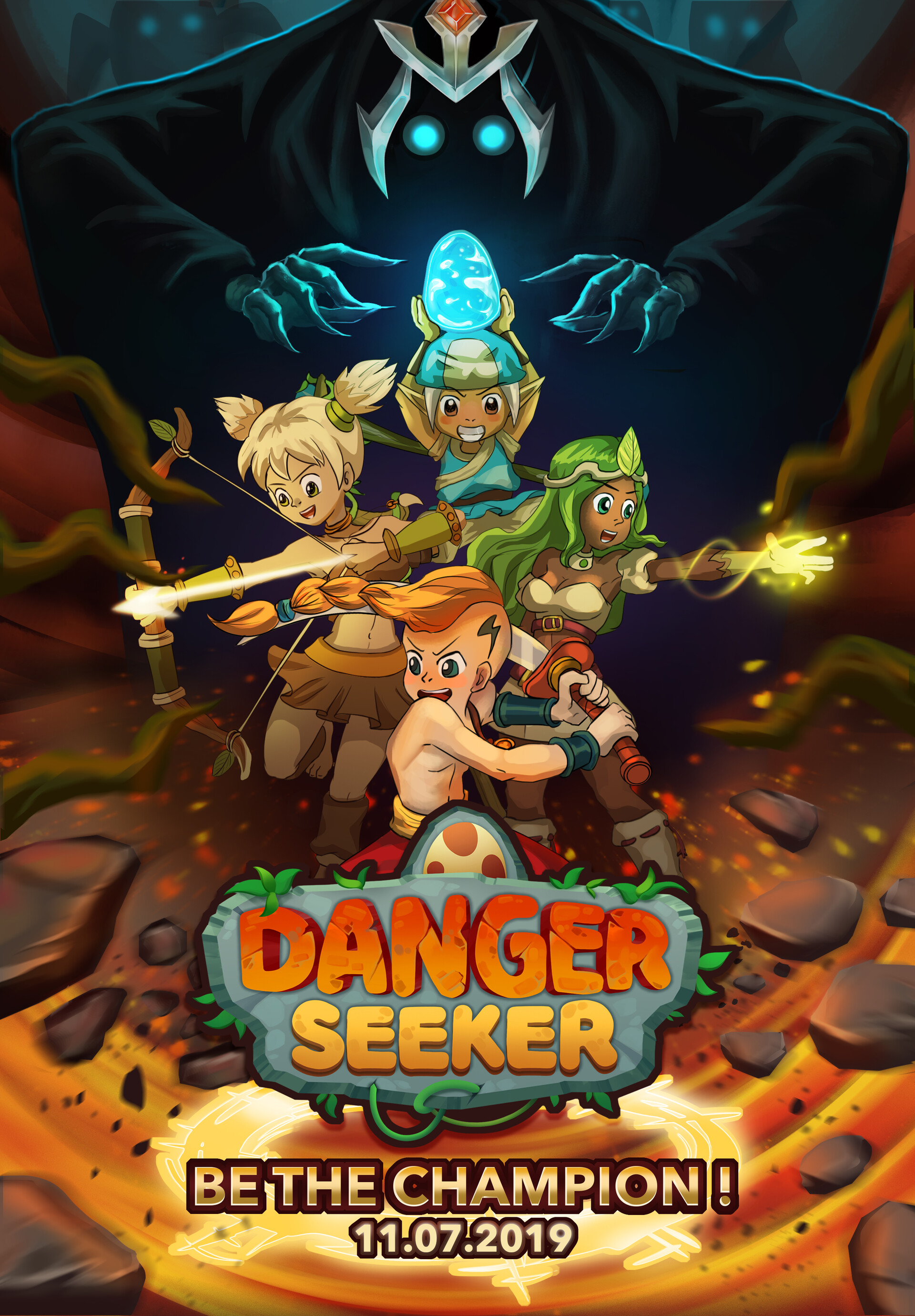 ArtStation - poster 2 game Danger Seeker