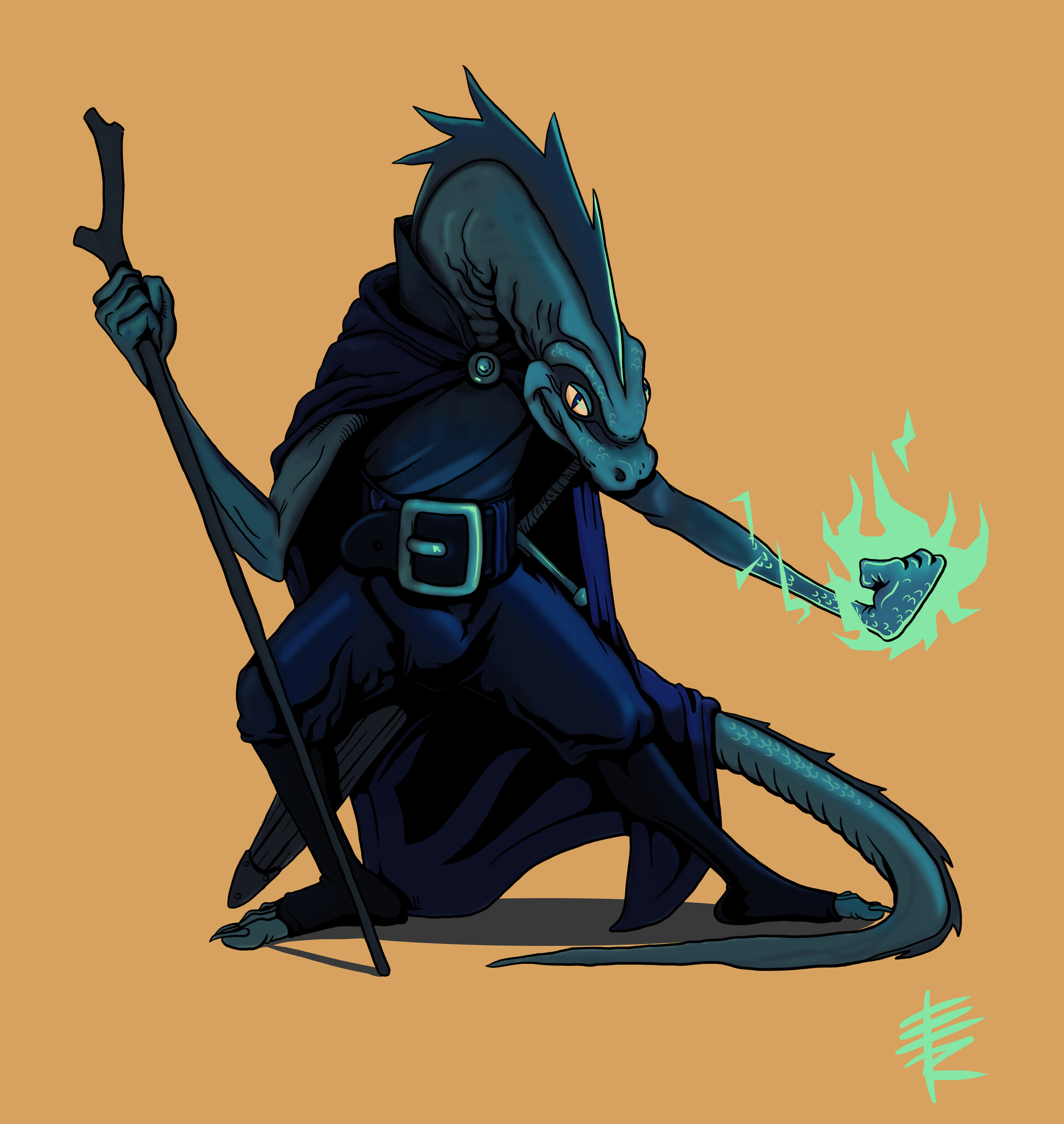 ArtStation - Lizard Wizard
