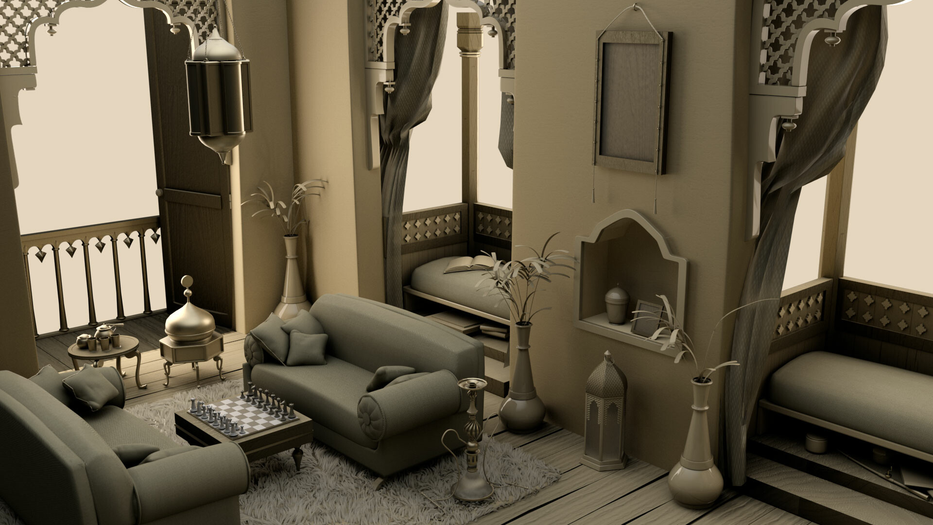 ArtStation - chessroom