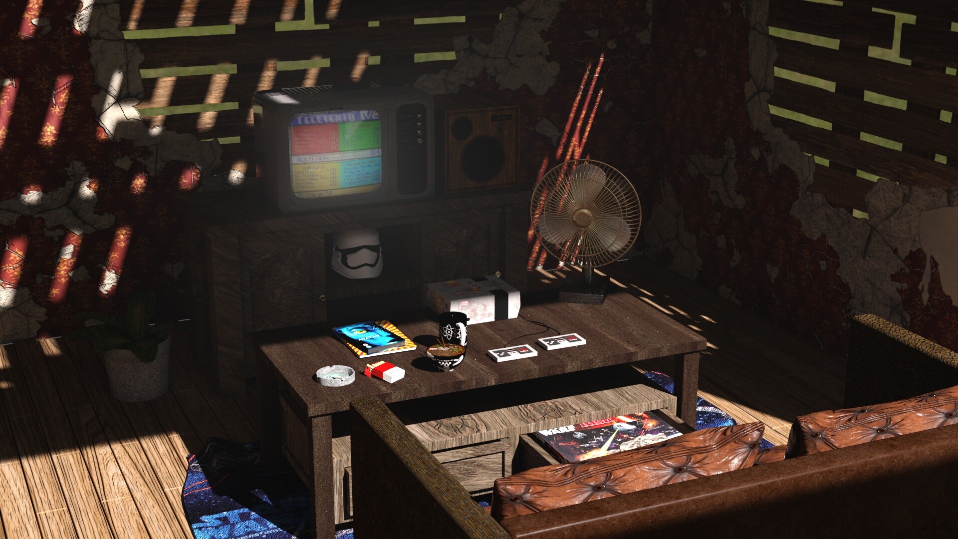 ArtStation - Post Apocalyptic Room