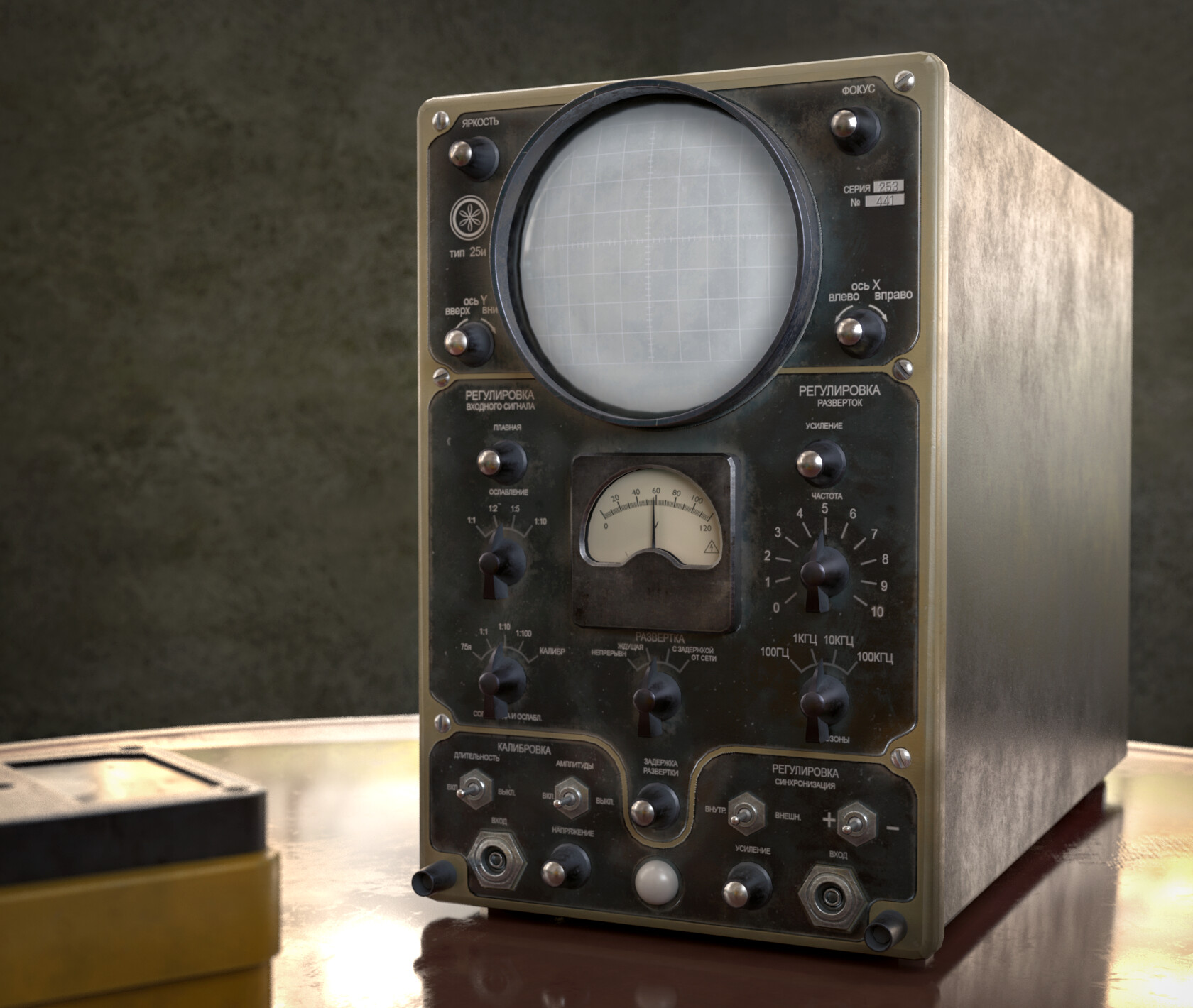 ArtStation - Vintage Russian Oscilloscope