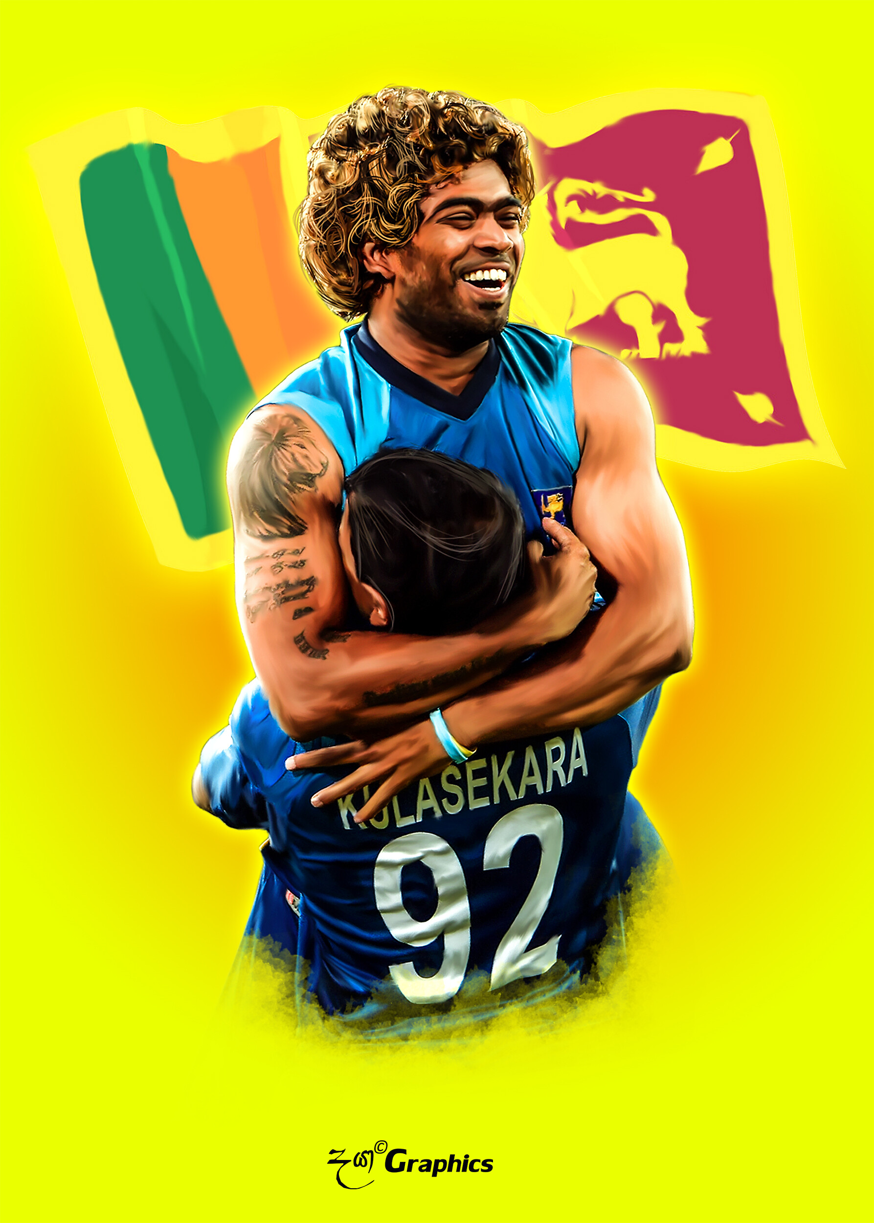 ArtStation - Lasith Malinga SRI LANKA 🇱🇰 Yocker King fanart