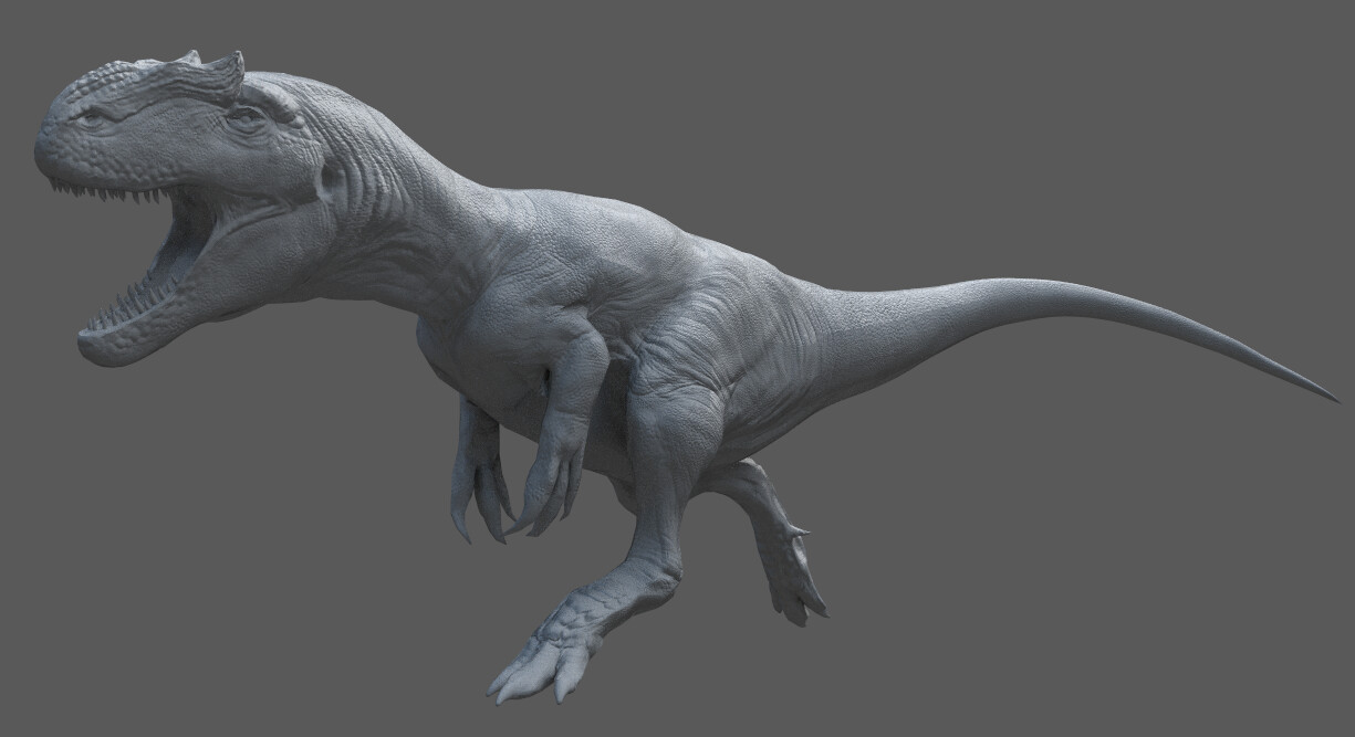 ArtStation - Allosaurus sculpt