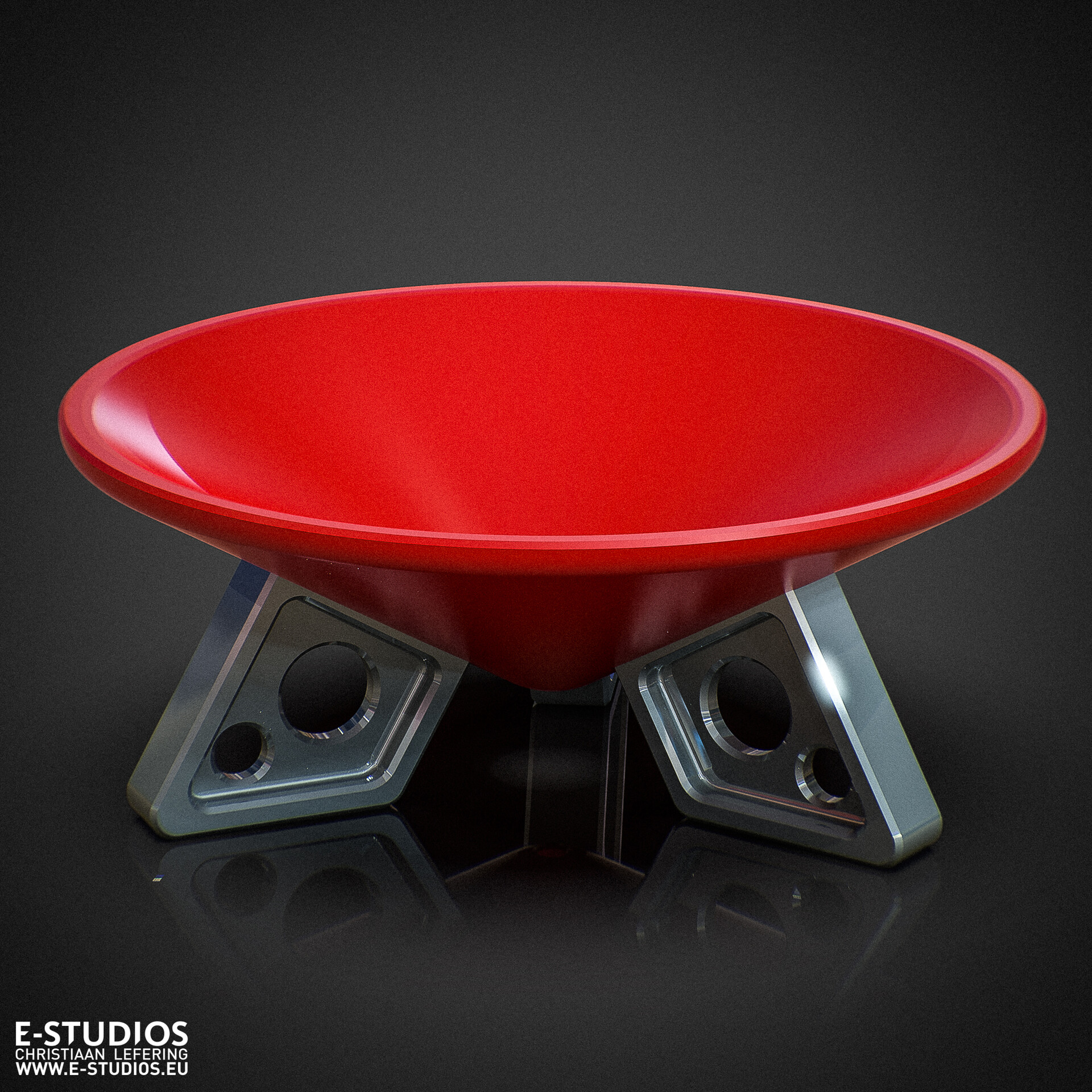 ArtStation - Fallout 4 - "Red Rocket Style" Bowl Planter