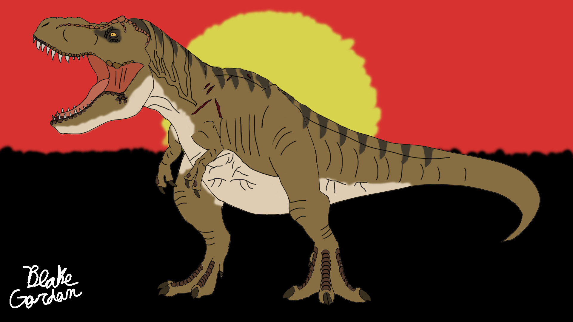 ArtStation - Jurassic Park Rexy