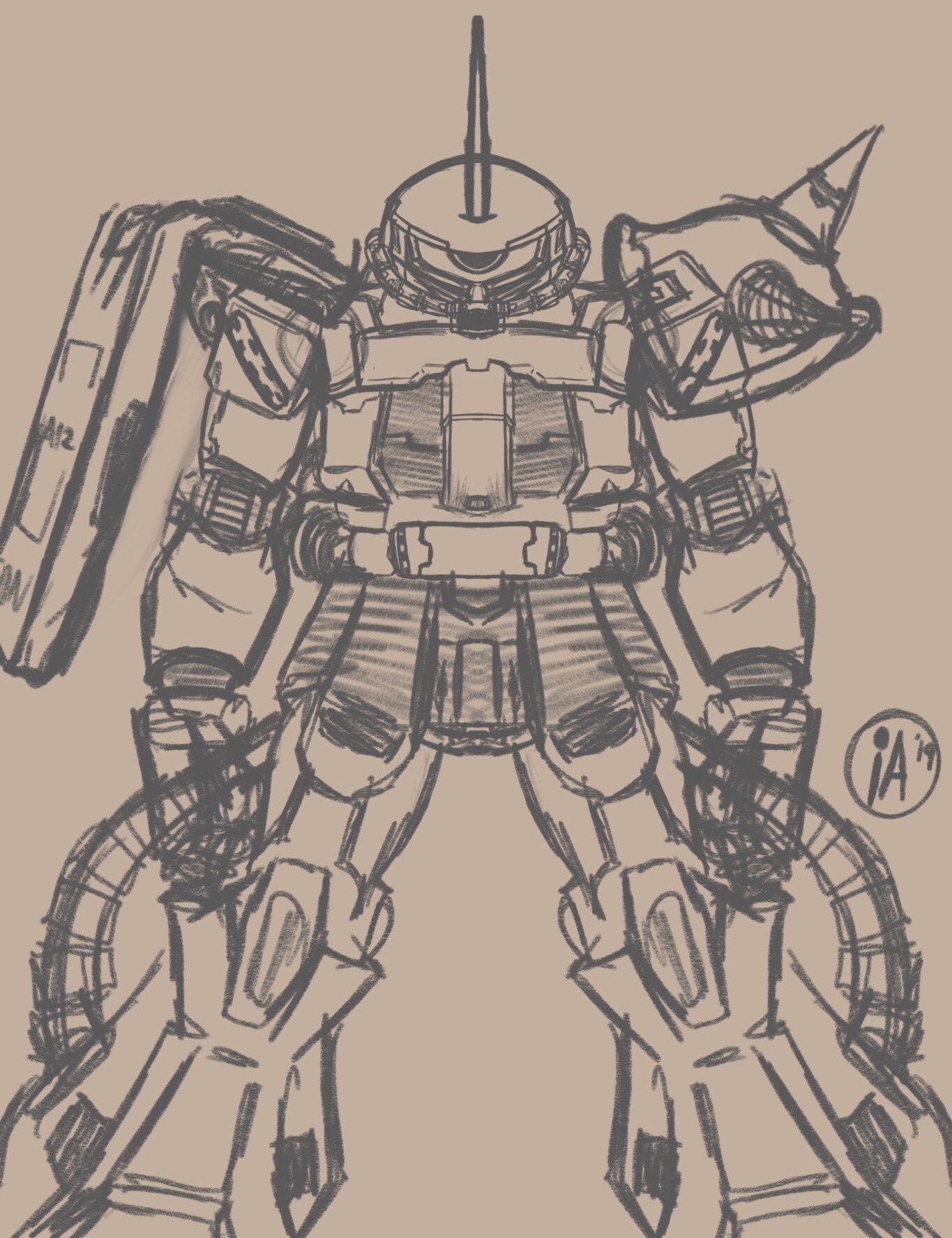 how to draw gundam step by step