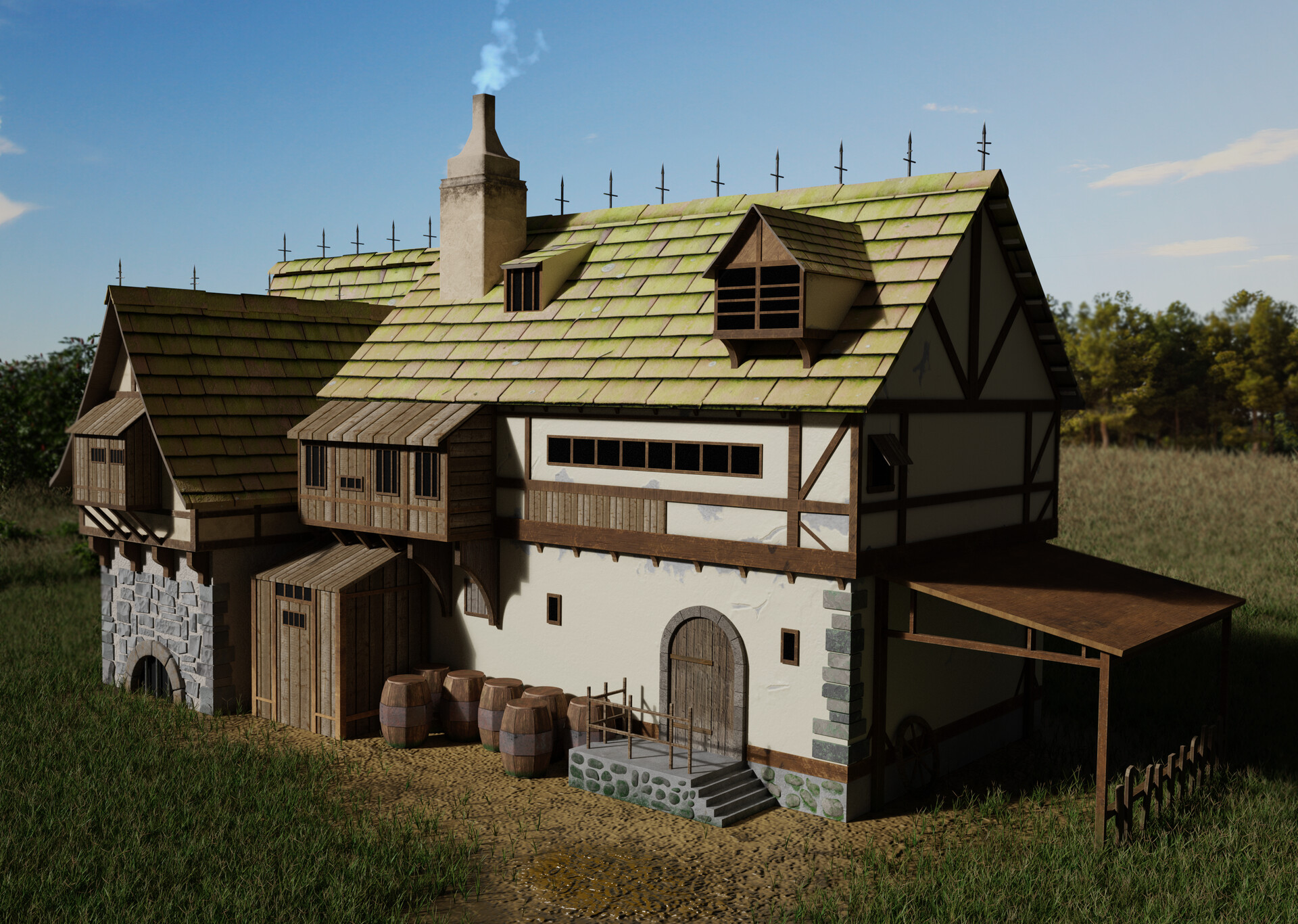 ArtStation - Medieval House