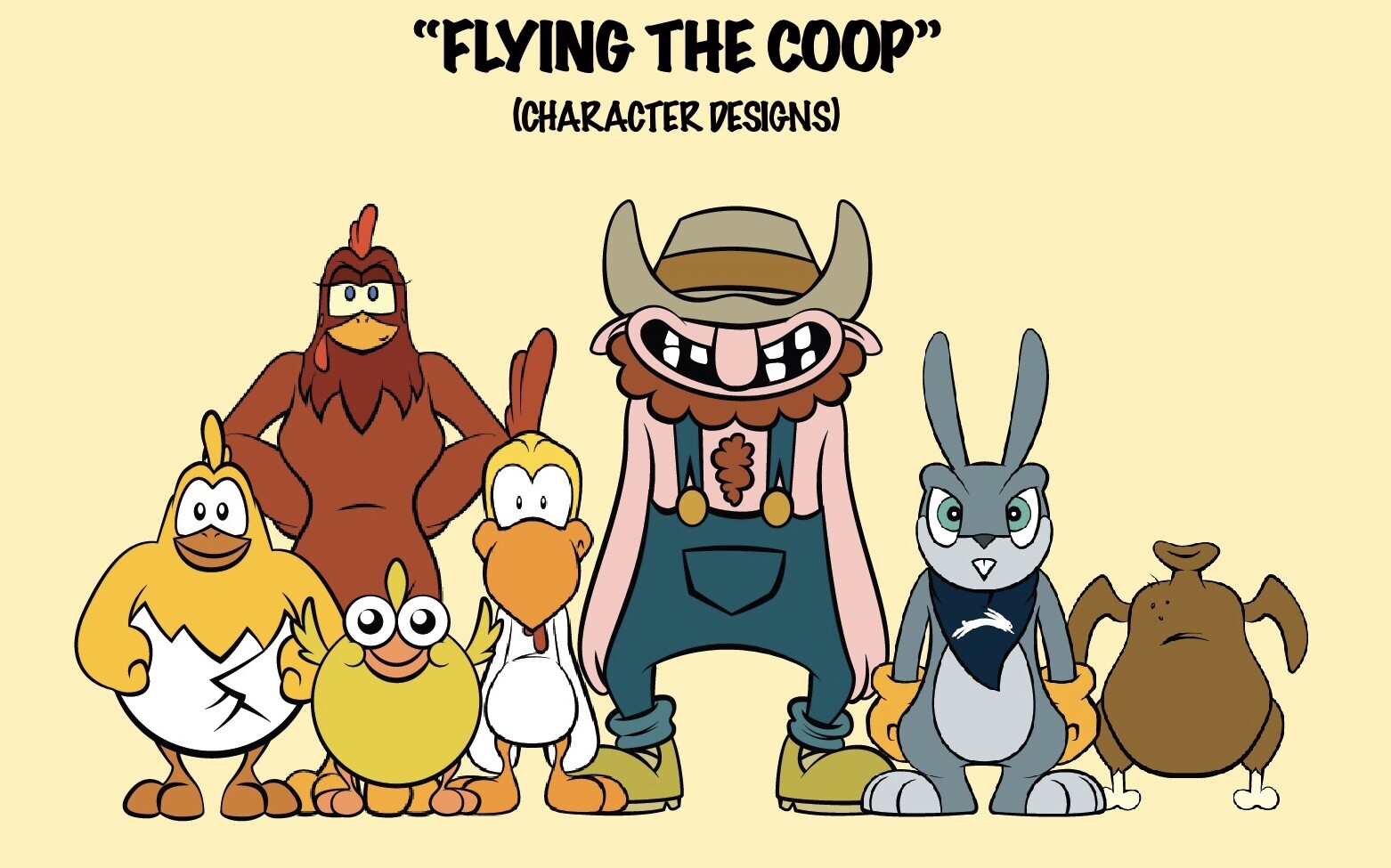 Justin Sousa - Flying the Coop - Character Designs