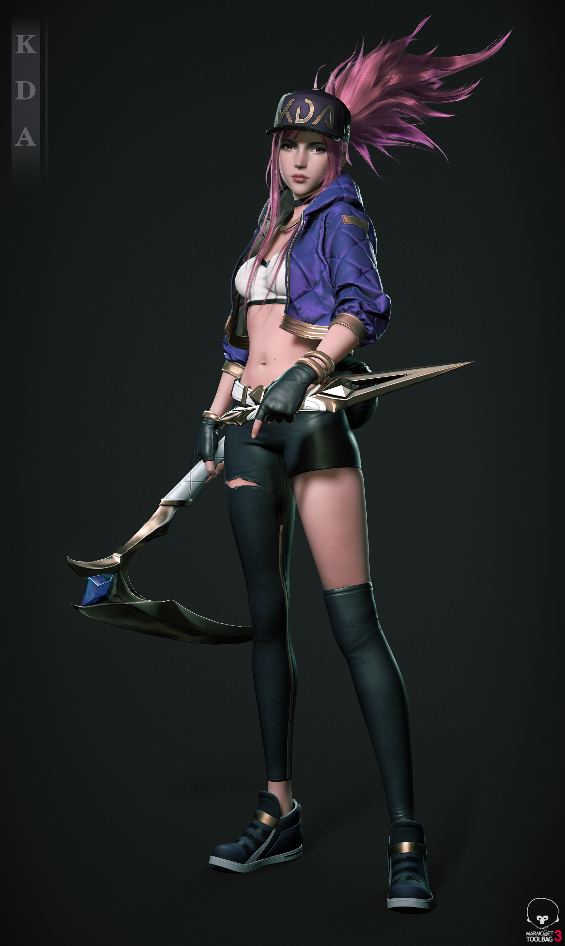 ArtStation - KDA：Akali