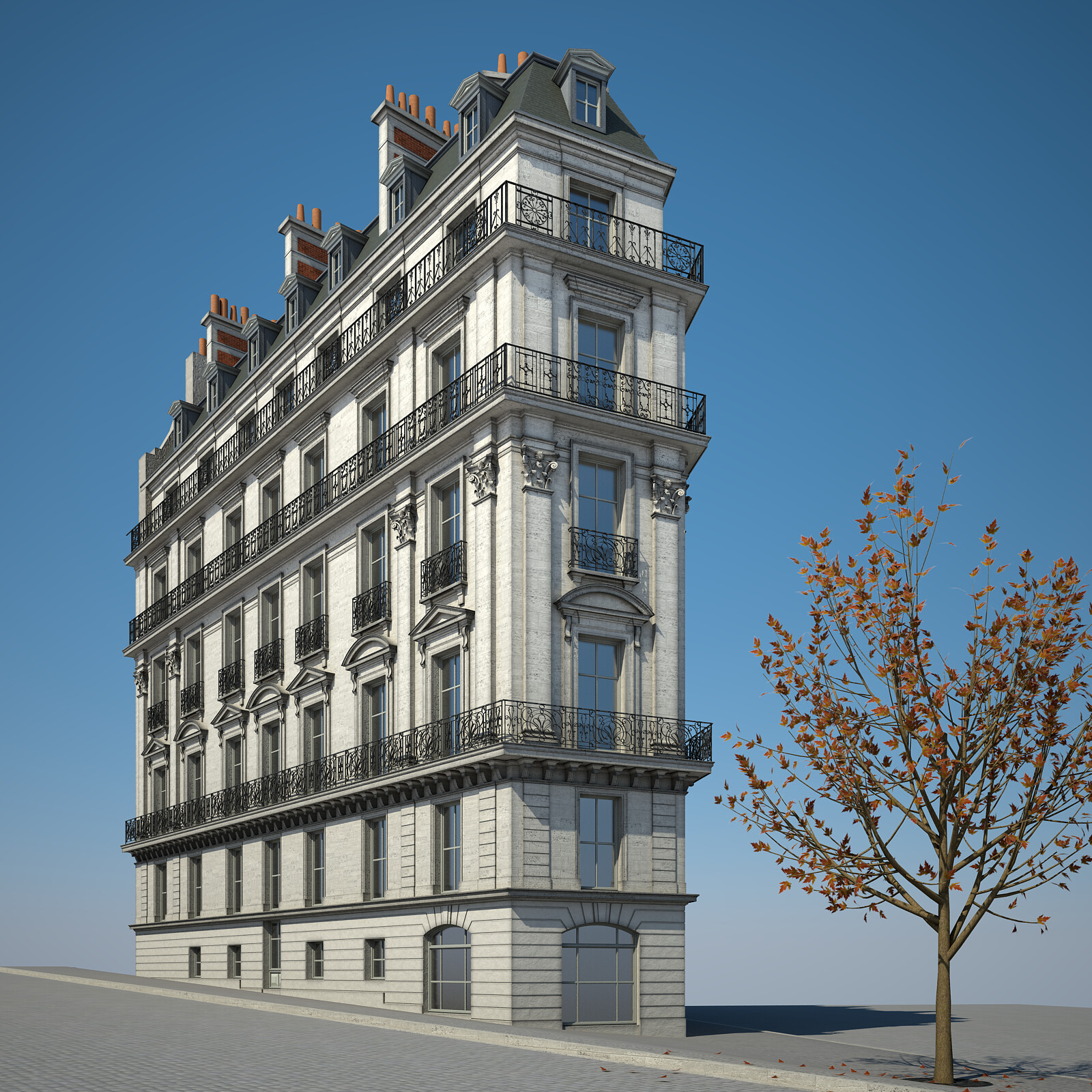 ArtStation - Parisian Building