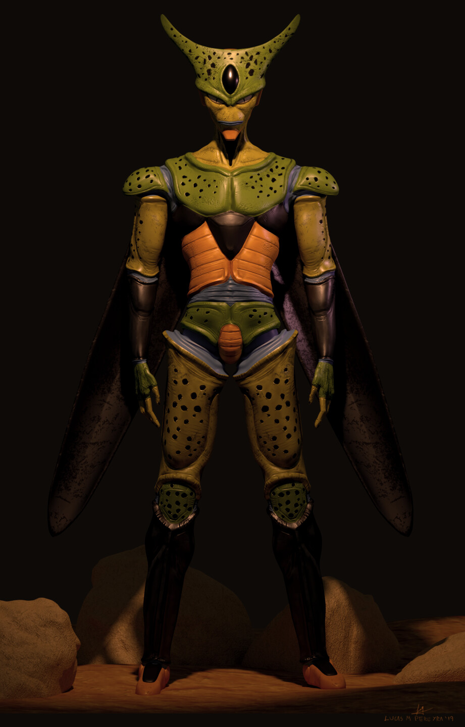 ArtStation - Cell dbz 3d