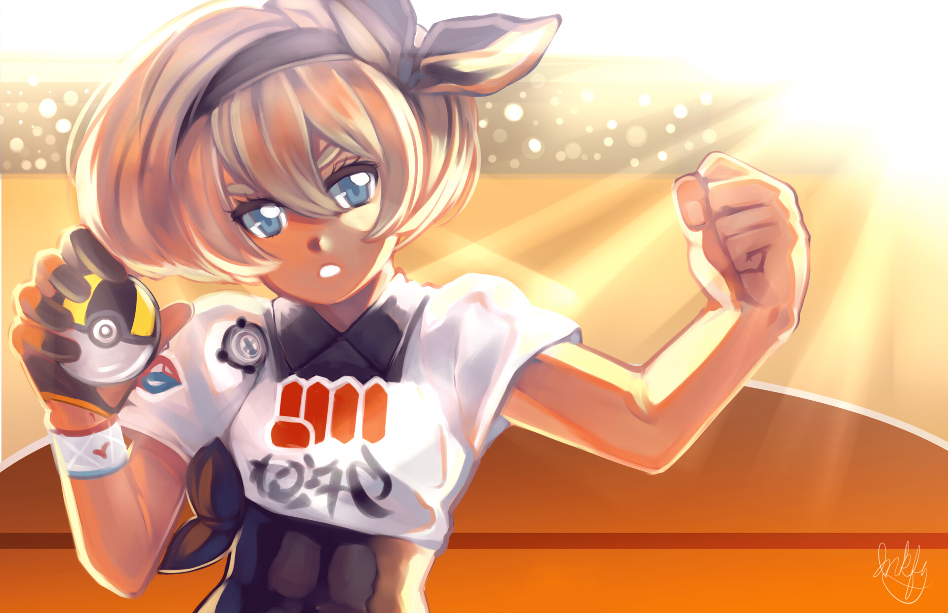 ArtStation - Bea - Pokemon Sword and Shield